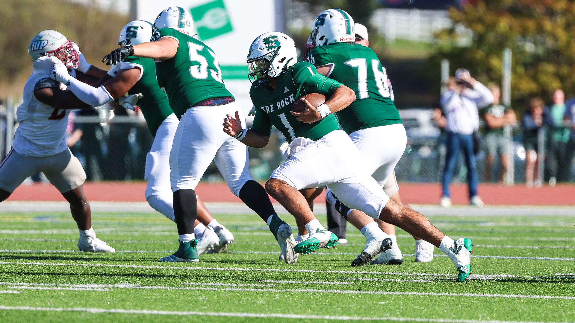 Rock football season tickets and parking on sale now - Slippery Rock ...