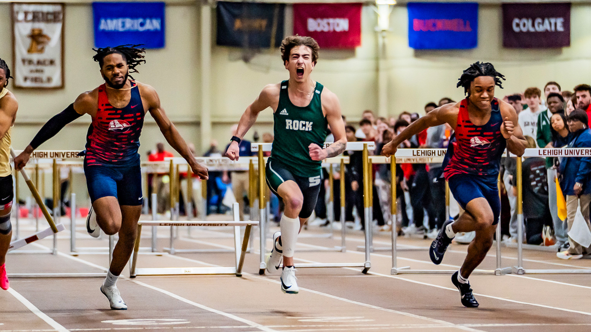 Rock men sit second after day one at PSAC meet - Slippery Rock ...