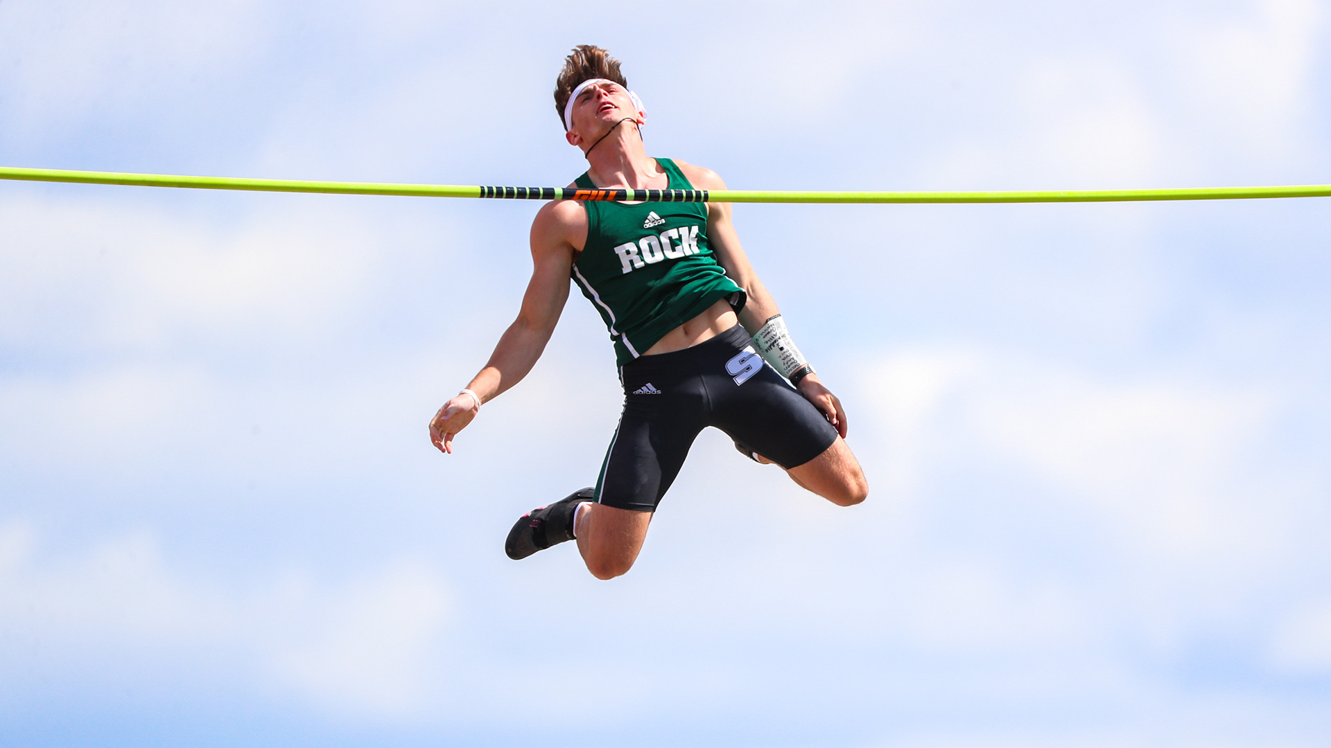 Rock men win 11 events at John Papa Invitational - Slippery Rock ...