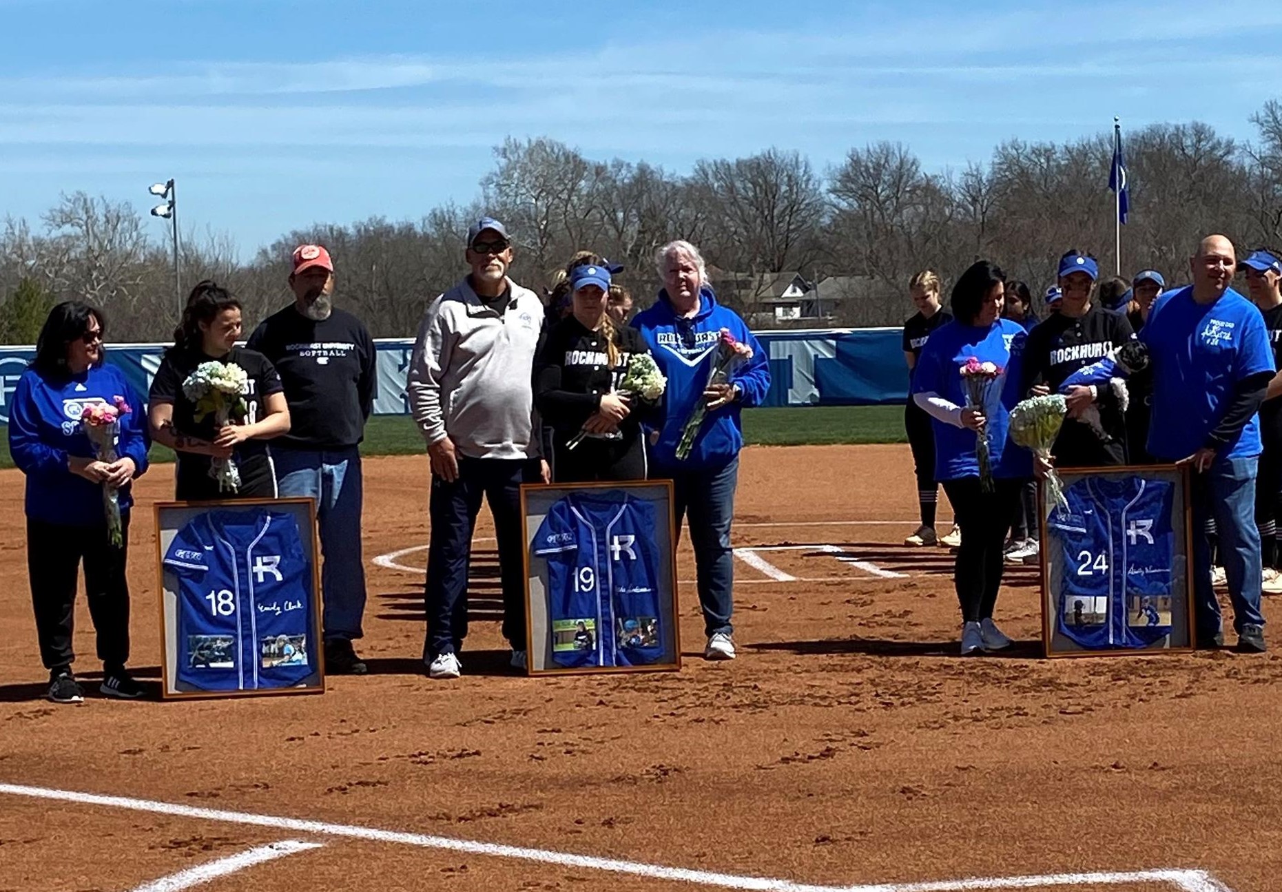 Seniors power Hawks to sweep over Lewis - Rockhurst University Athletics