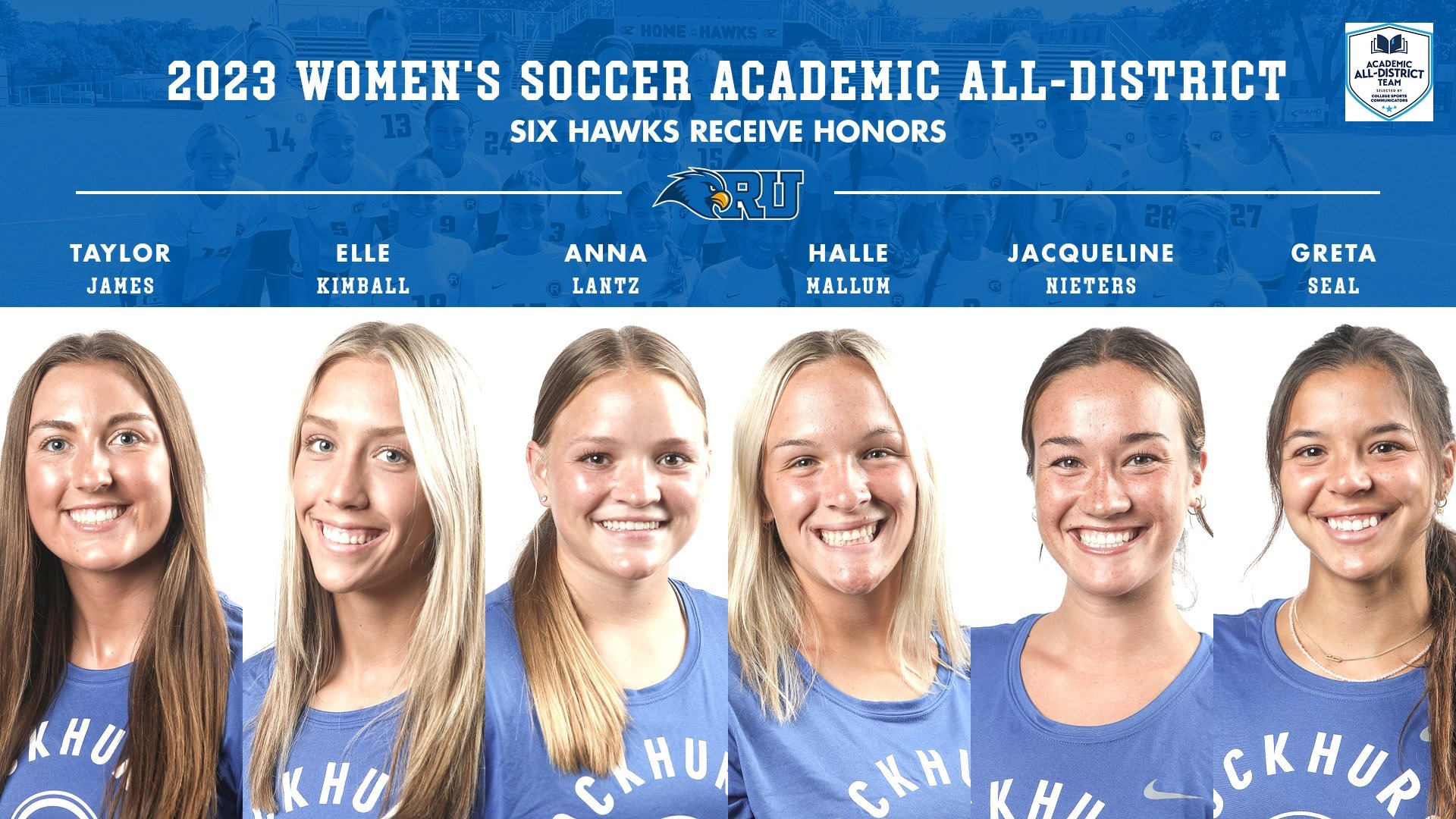 Women's Soccer receives six academic accolades - Rockhurst University ...