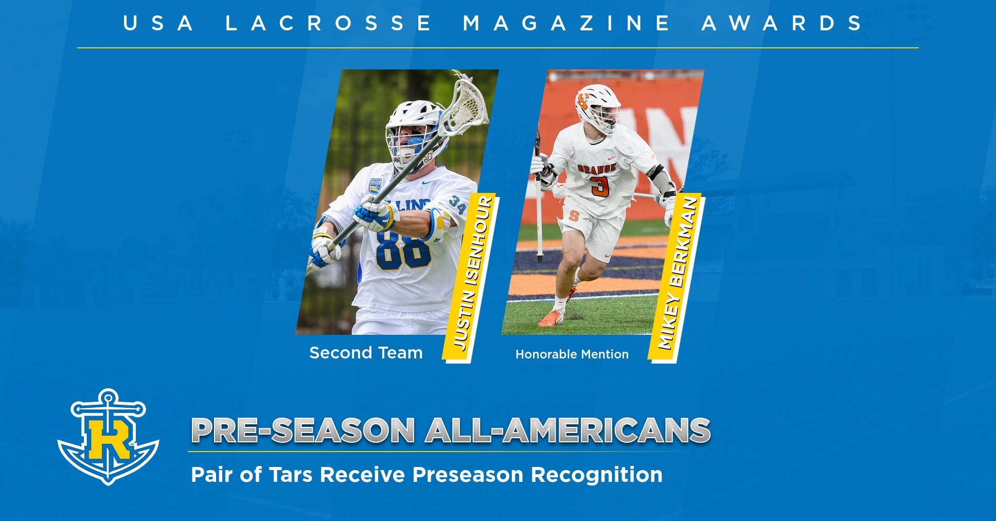 Pair of Tars Recognized by USA Lacrosse Magazine - Rollins College