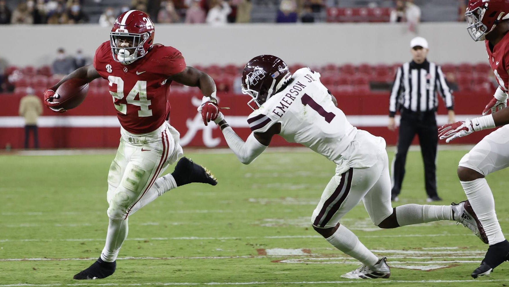 Trey Sanders - Football - University of Alabama Athletics