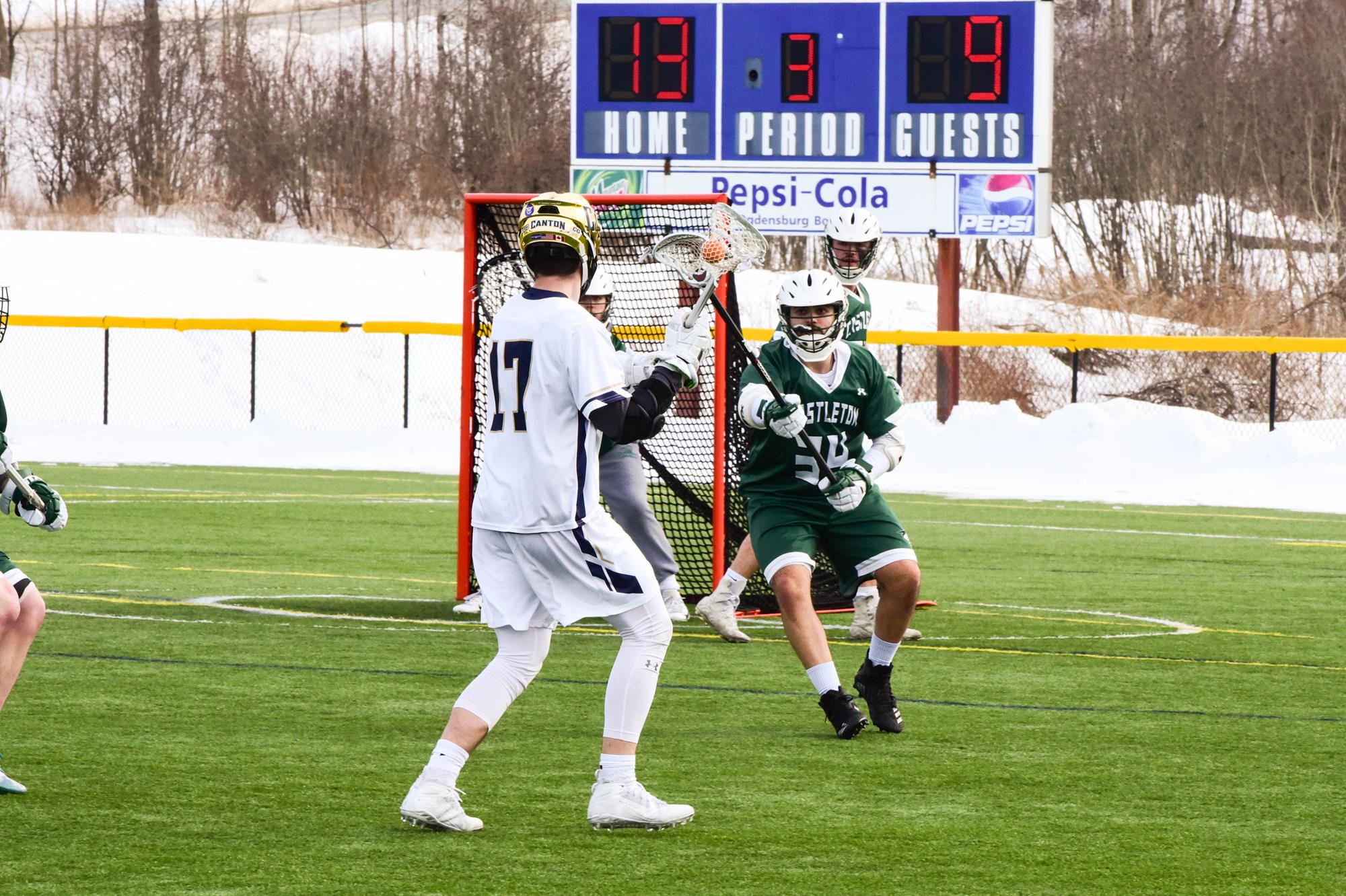 LaFave Nets Game-High Five in NAC Win at Husson - SUNY Canton Athletics