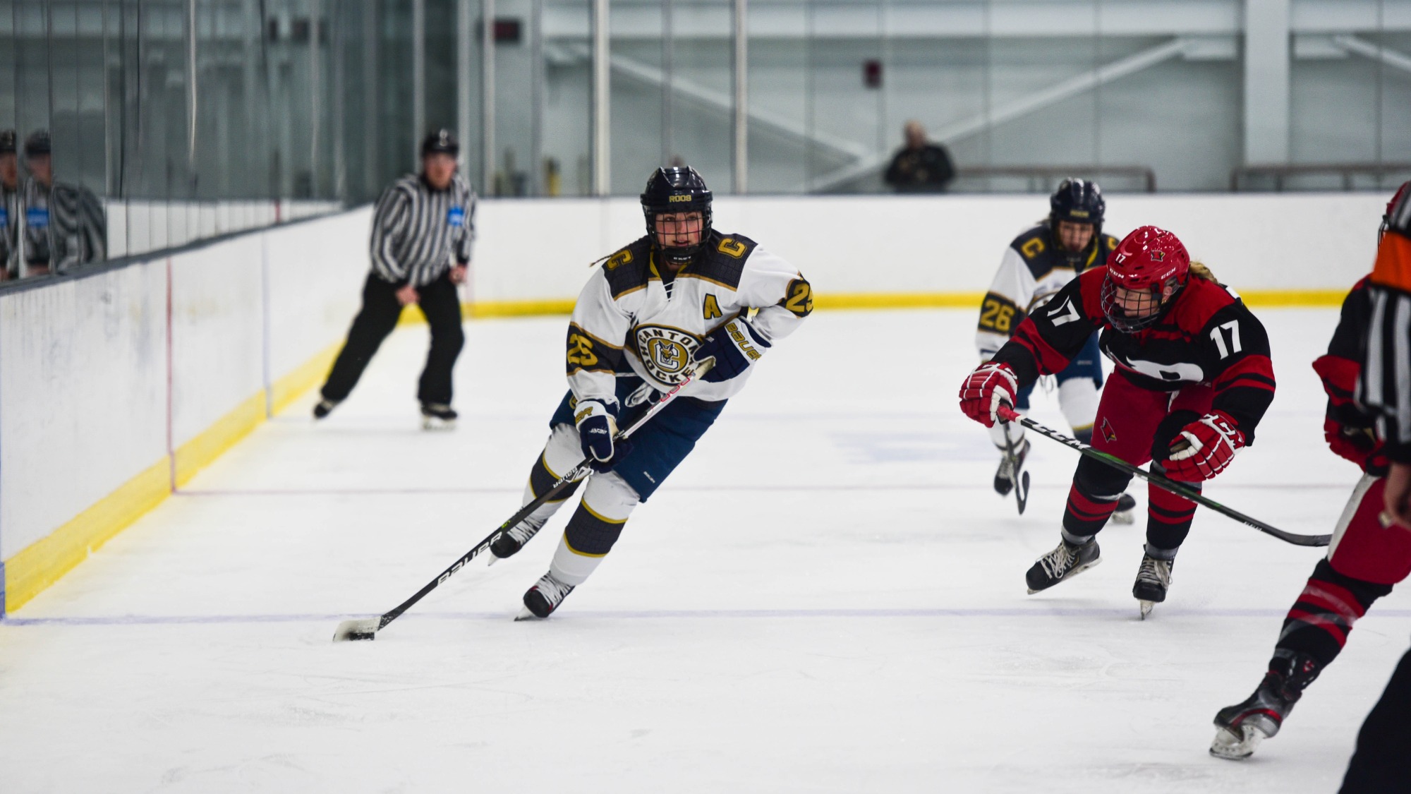 Emmerton Scores Game Winner, Roos Defeat Thunder 6-1 - SUNY Canton ...