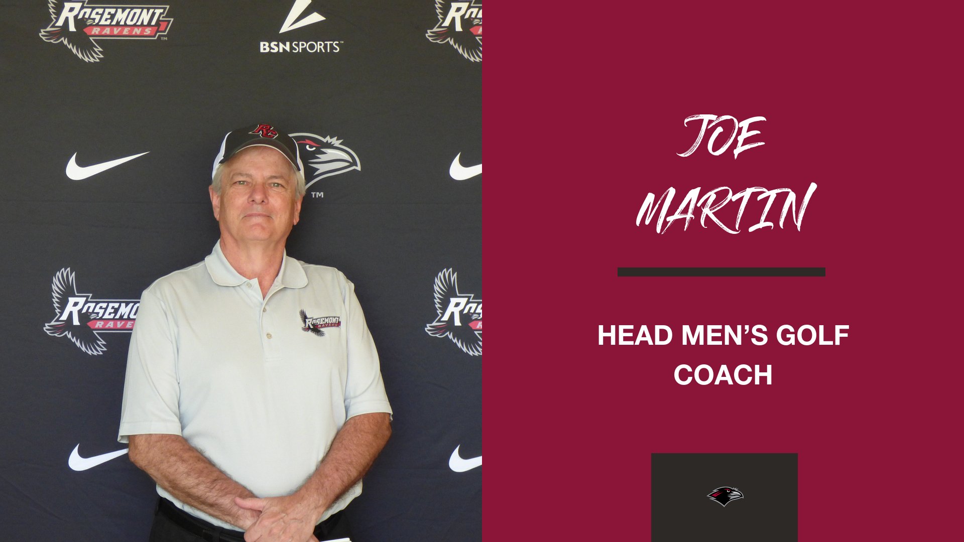 Joe Martin named the new Head Men’s Golf Coach - Rosemont College Athletics