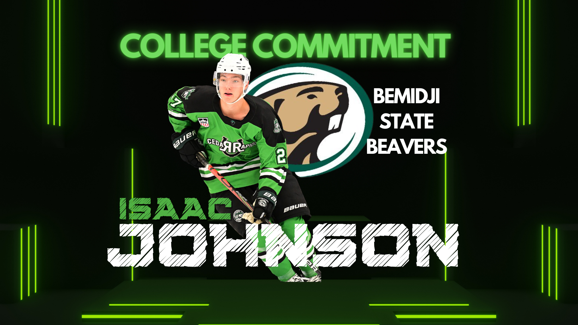 RoughRiders Isaac Johnson Commits To Bemidji State - Cedar Rapids ...