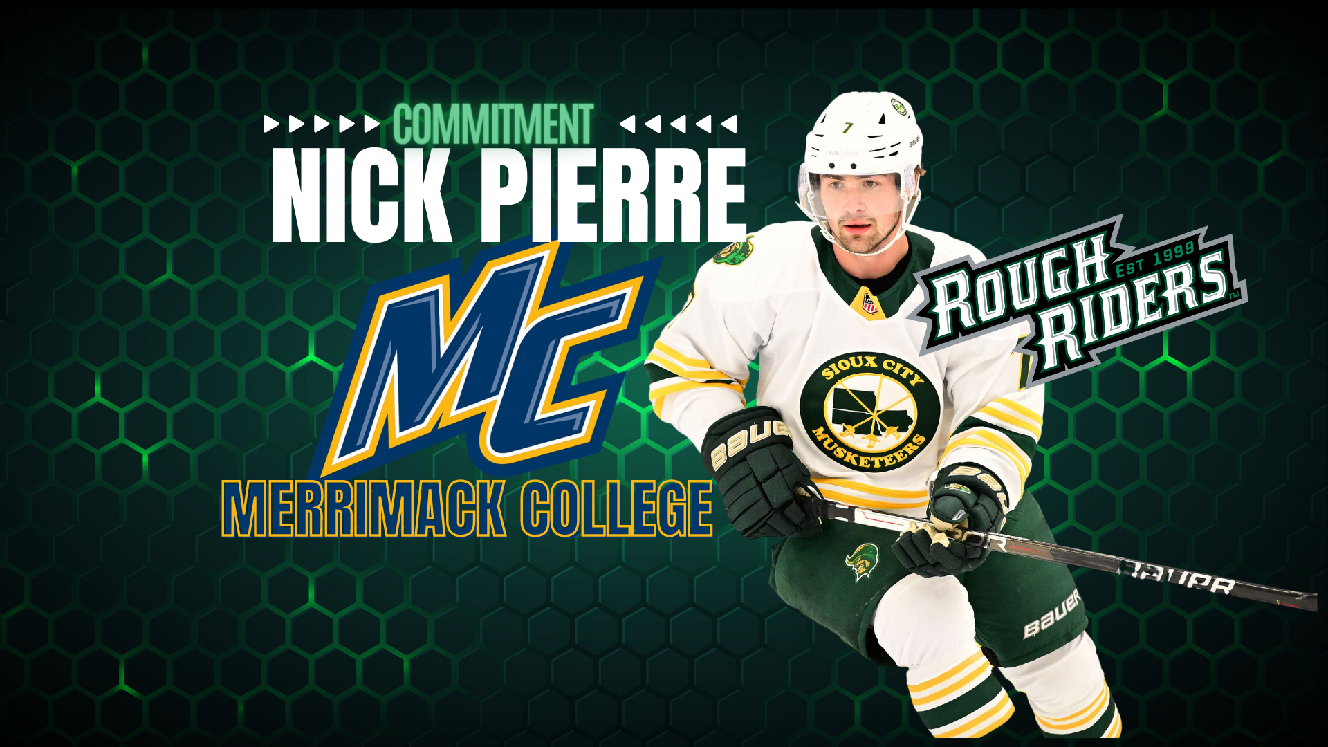 College Commitment Announcement - Cedar Rapids RoughRiders