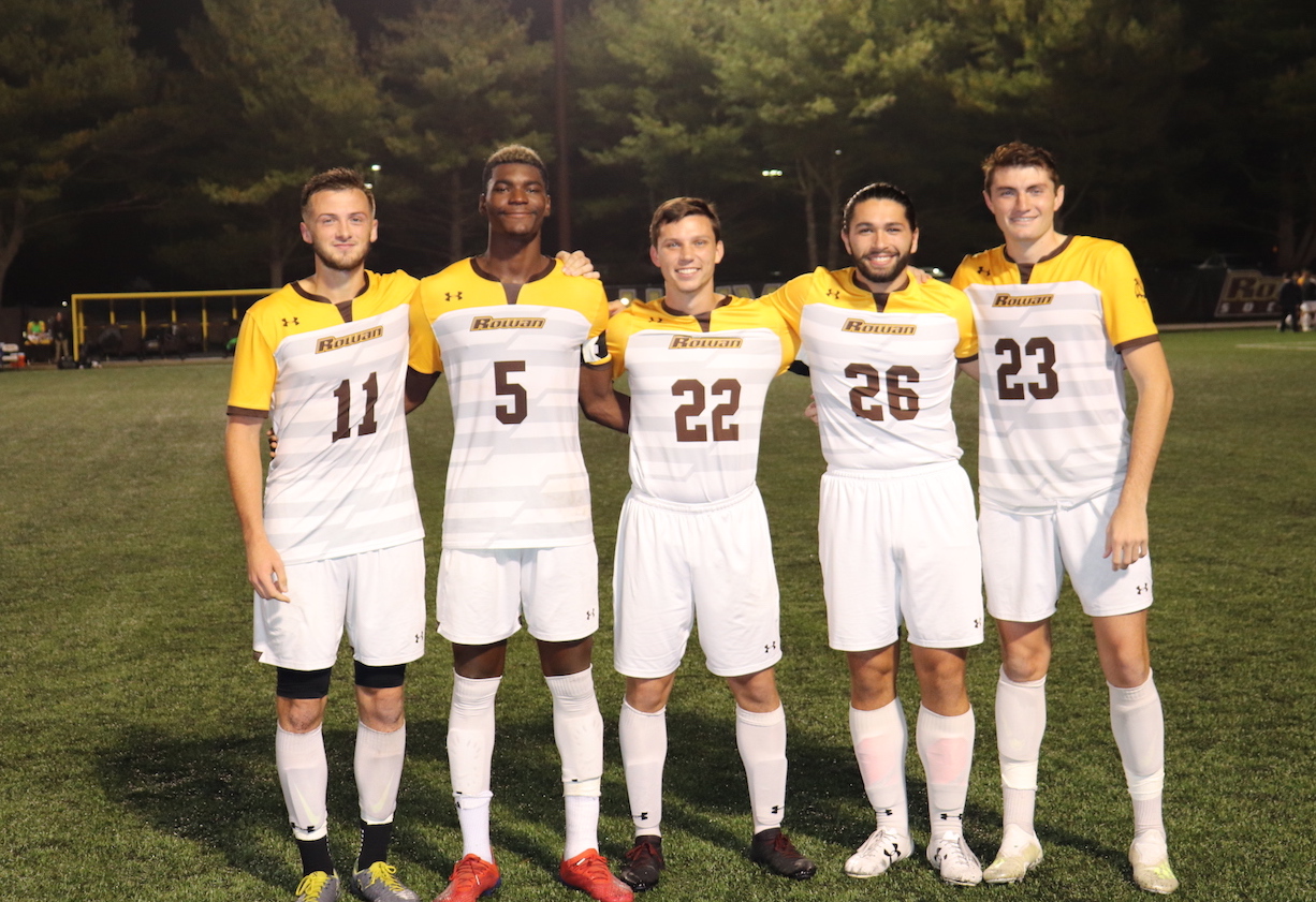 Men's Soccer Defeats TCNJ, 2-1, on "Senior Night" - Rowan University ...