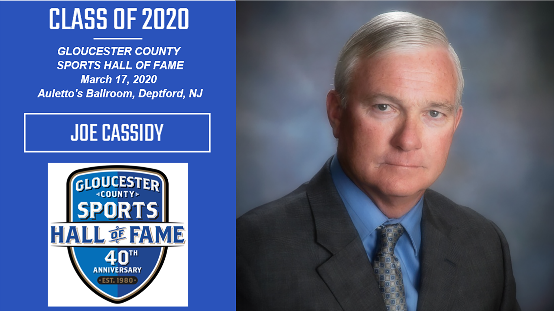 Joe Cassidy to be Inducted into the Gloucester County Sports Hall of ...