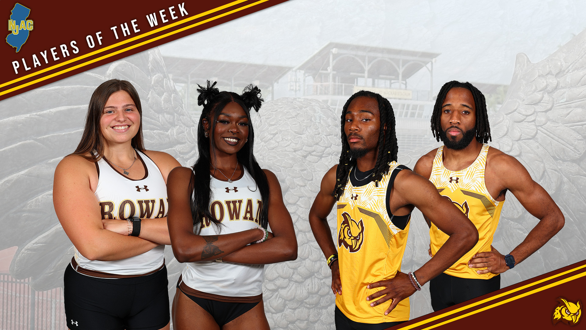 Four Profs Notch Weekly Awards from the NJAC - Rowan University Athletics