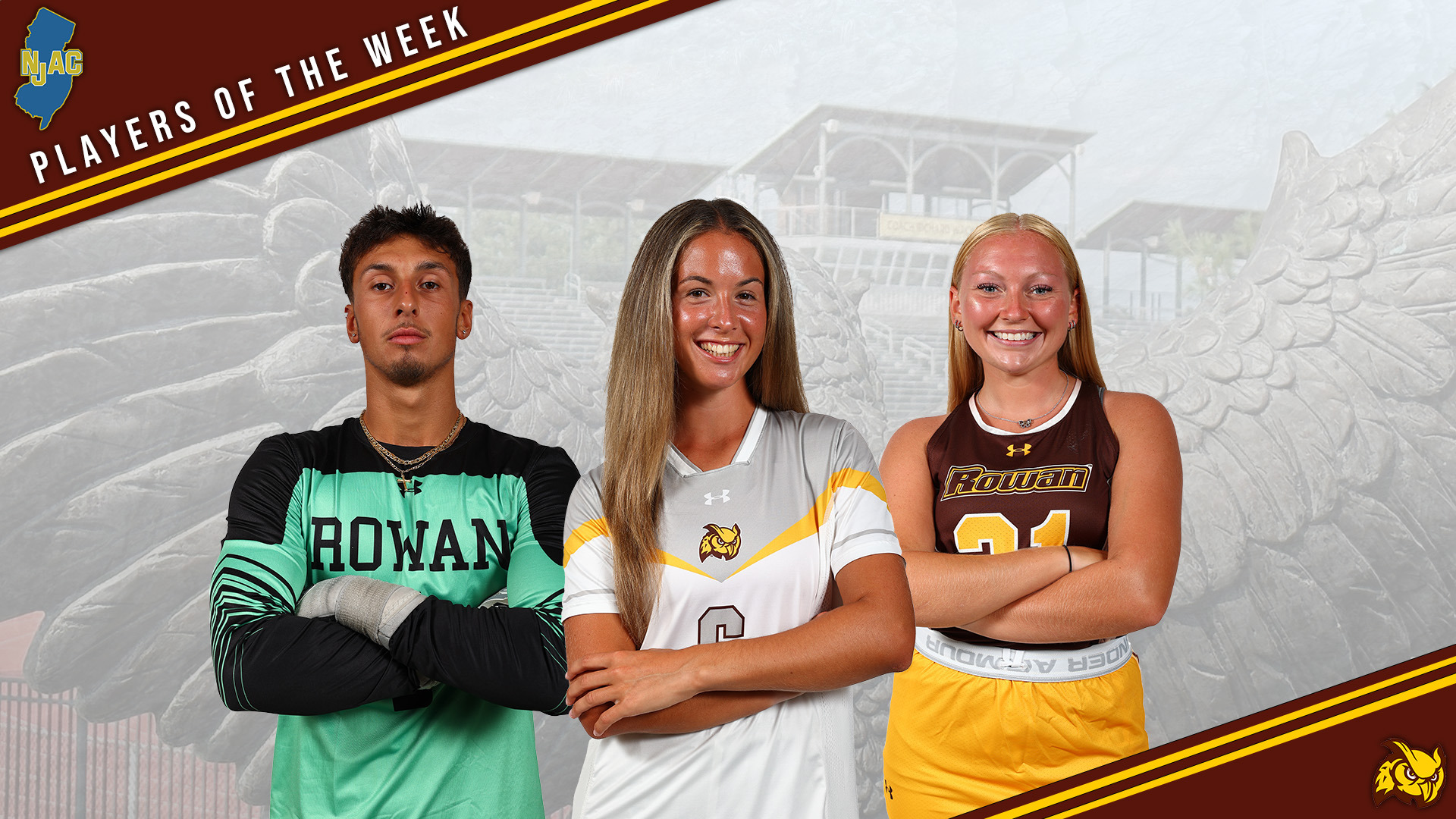 Aportela, Bergan and Powell Honored by NJAC with Weekly Accolades ...