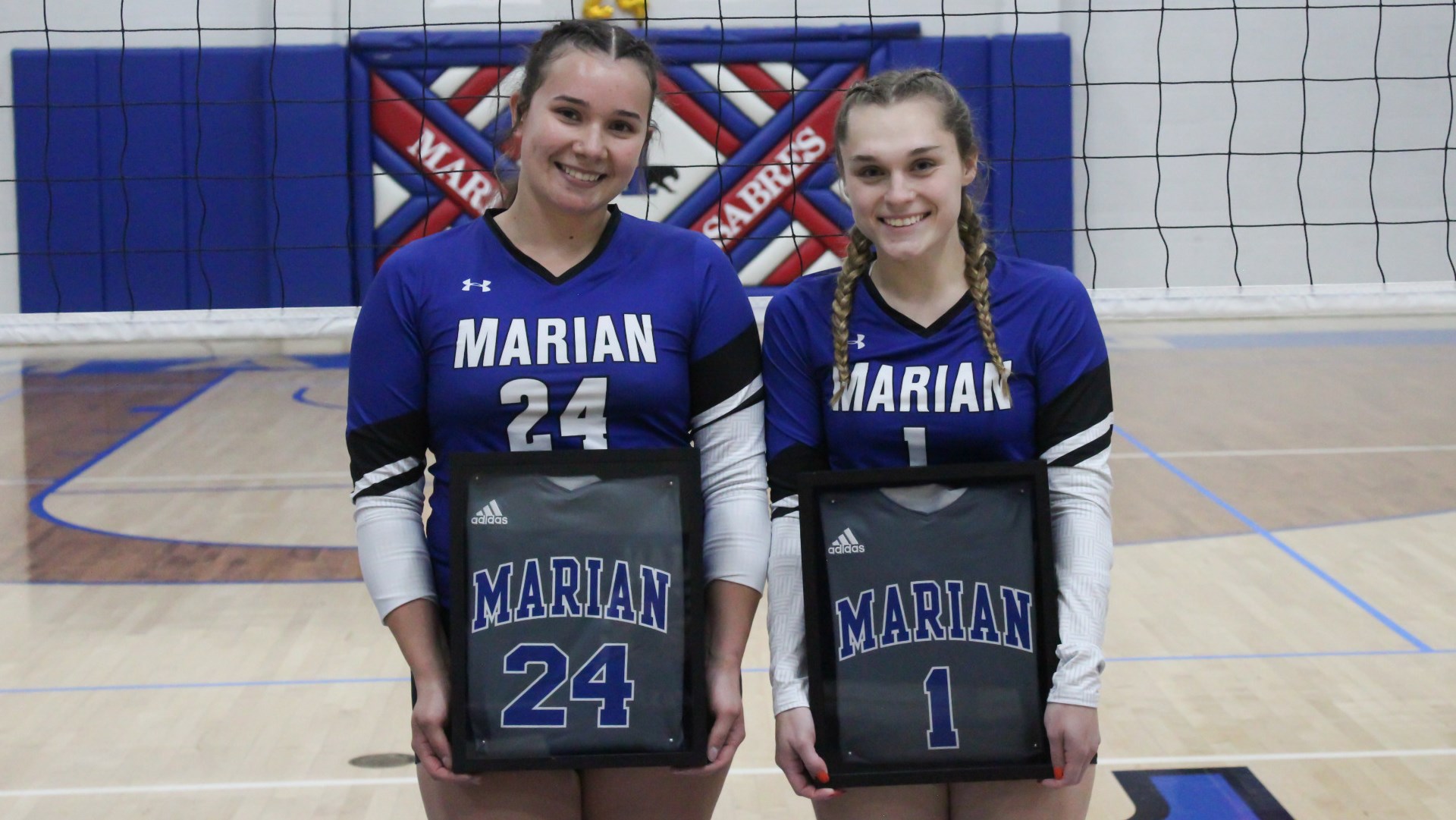 Marian women's volleyball knocks off IIT in four sets - Marian University