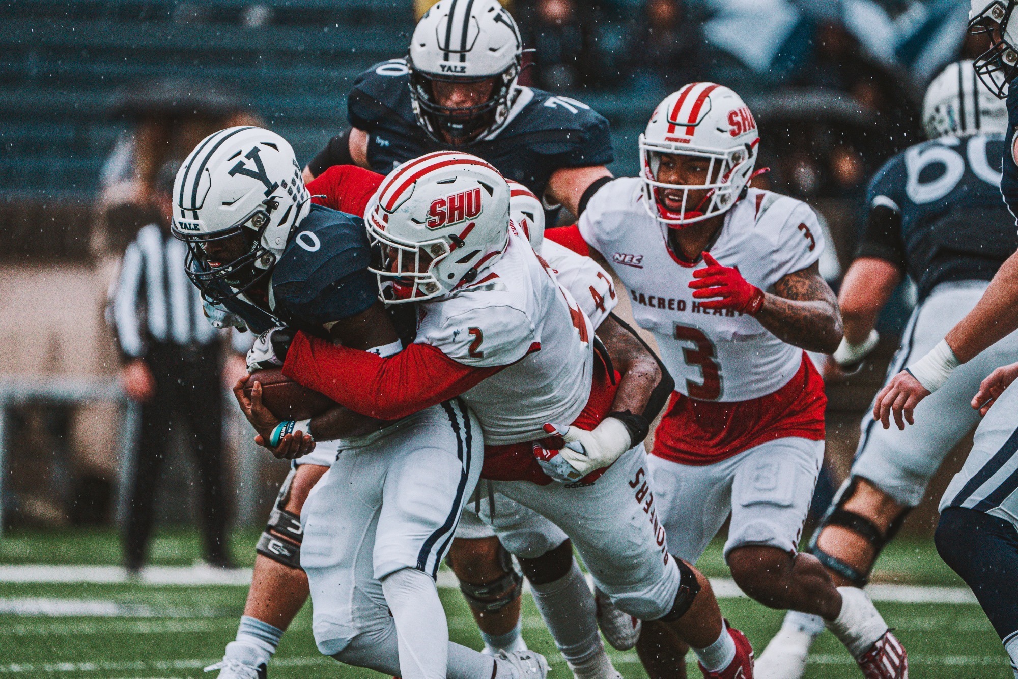 Football Stopped by Yale, 31-3 - Sacred Heart University
