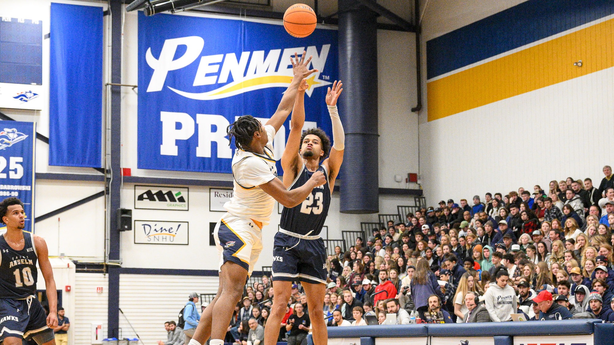 Men's basketball storms back to stun Southern New Hampshire, 79-67 ...