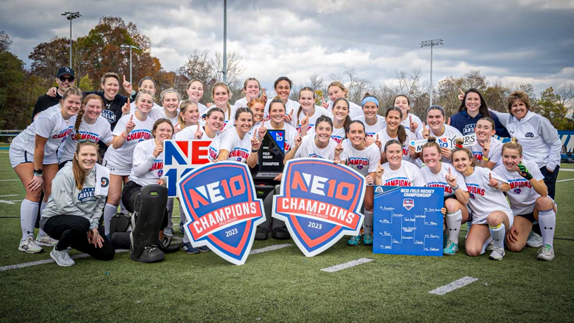 Field Hockey Crowned 2023 NE10 Champions with 2-1 Win Over Assumption ...