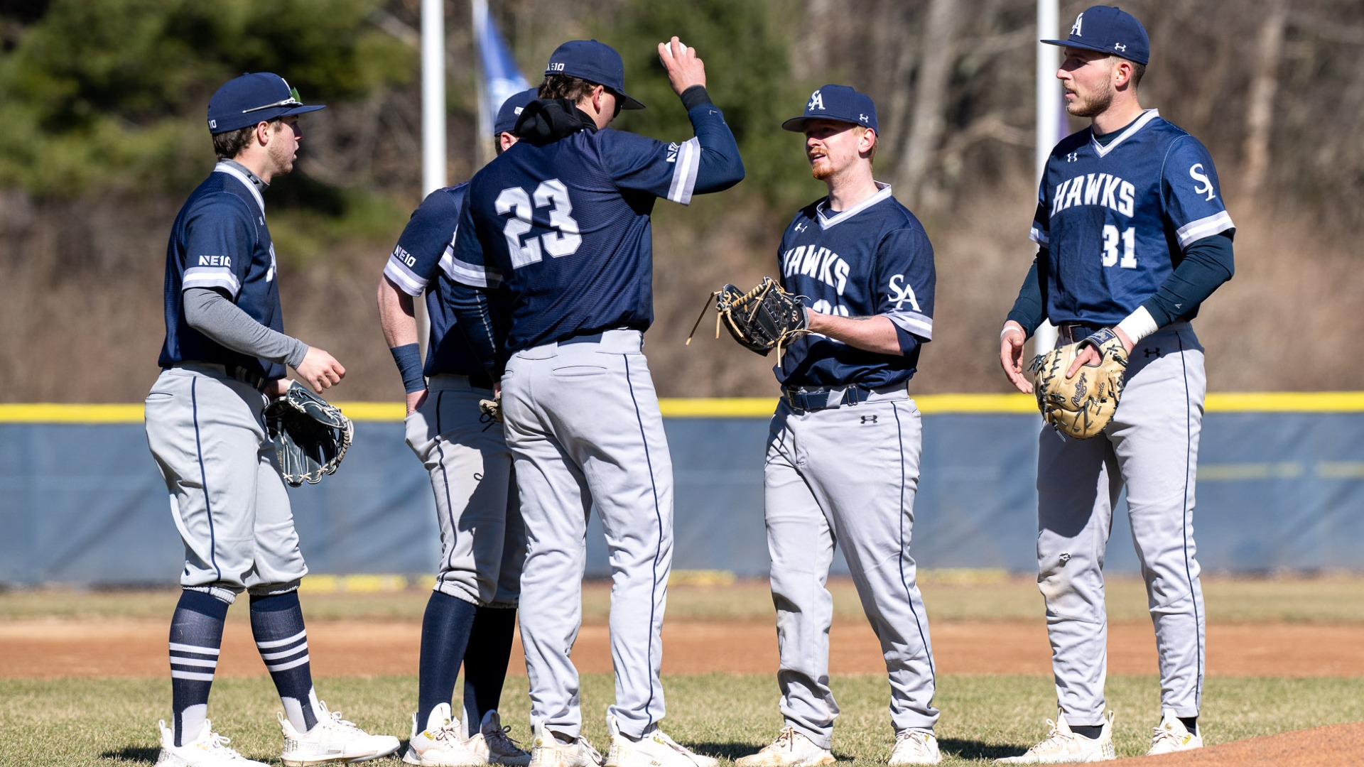 Baseball drops NE10 battle to Southern N.H., 14-6 - Saint Anselm College