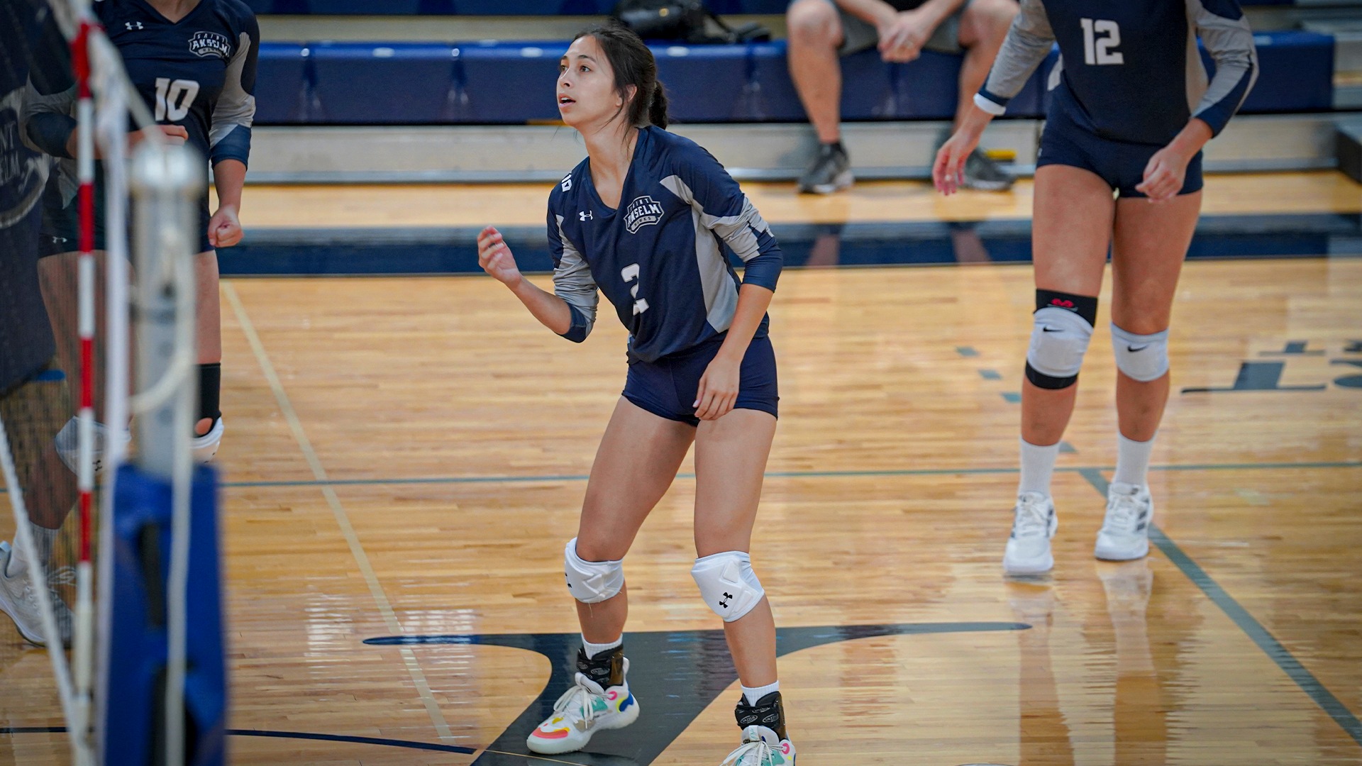 Volleyball Sweeps at Post University Tri-Match - Saint Anselm College