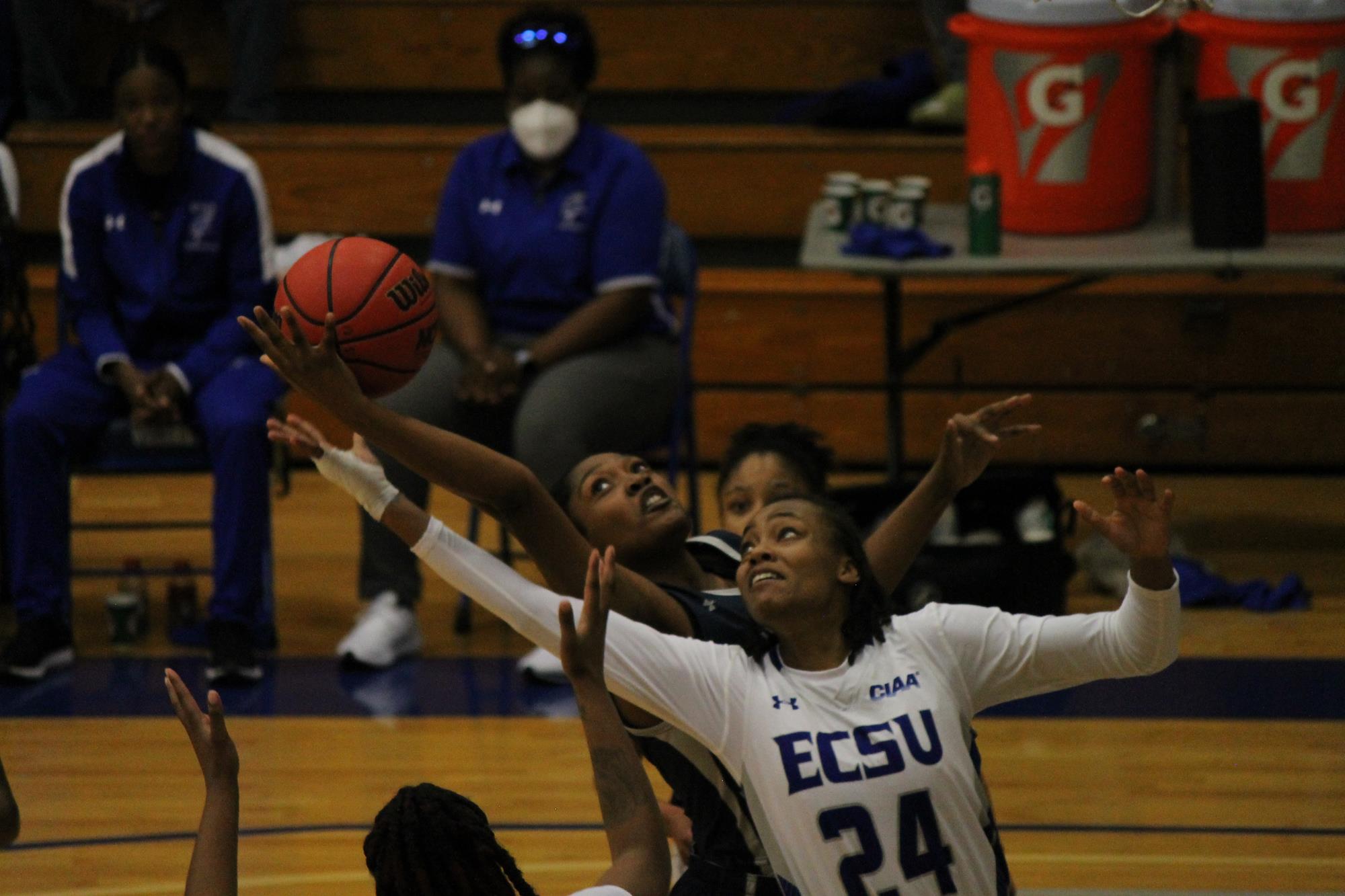 SAU Women's Basketball Falls To ECSU In Hard-Fought Battle - Saint ...