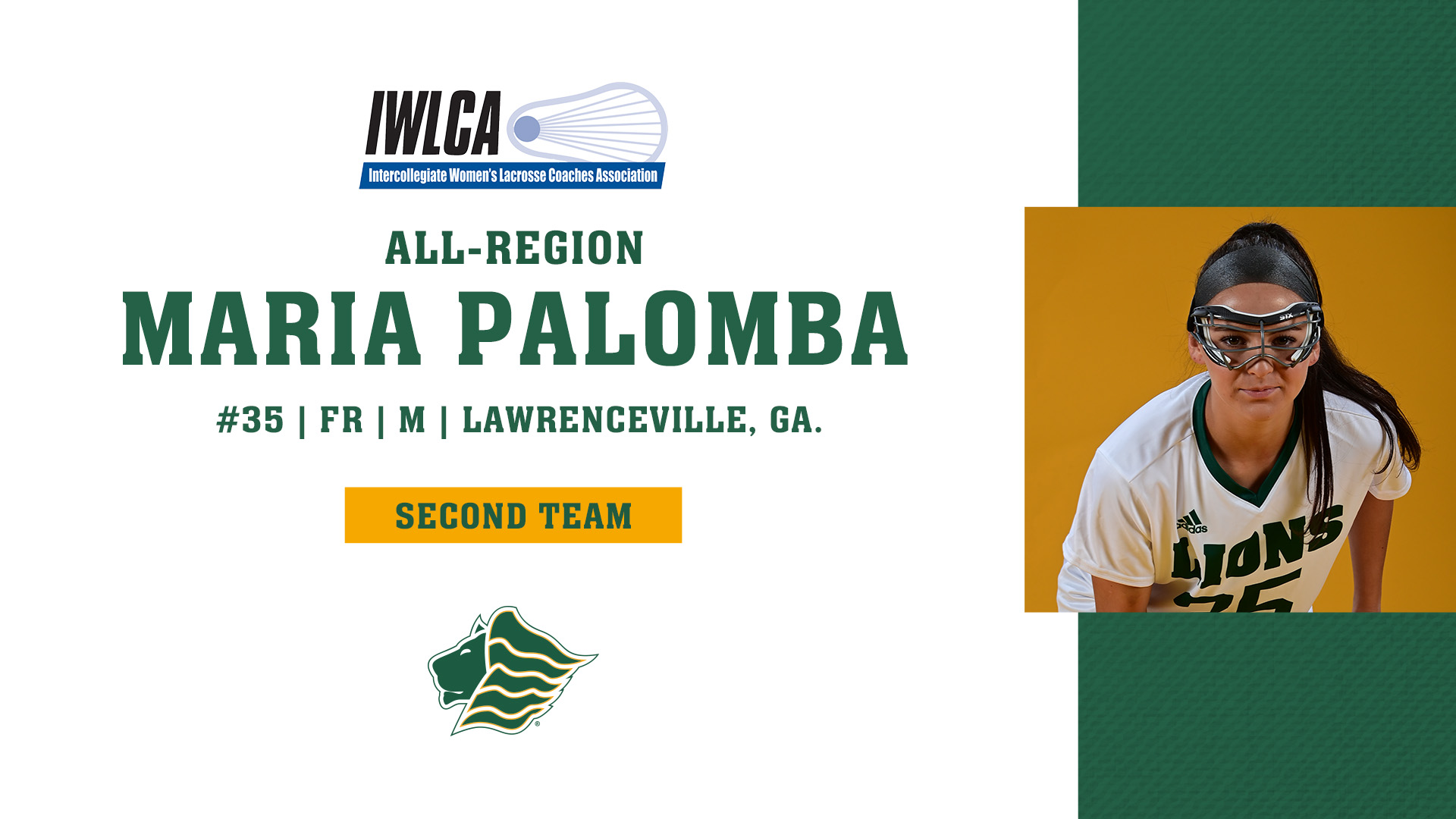 Accolades Keep Rolling in for Palomba; IWLCA Names the Lions’ Freshman ...