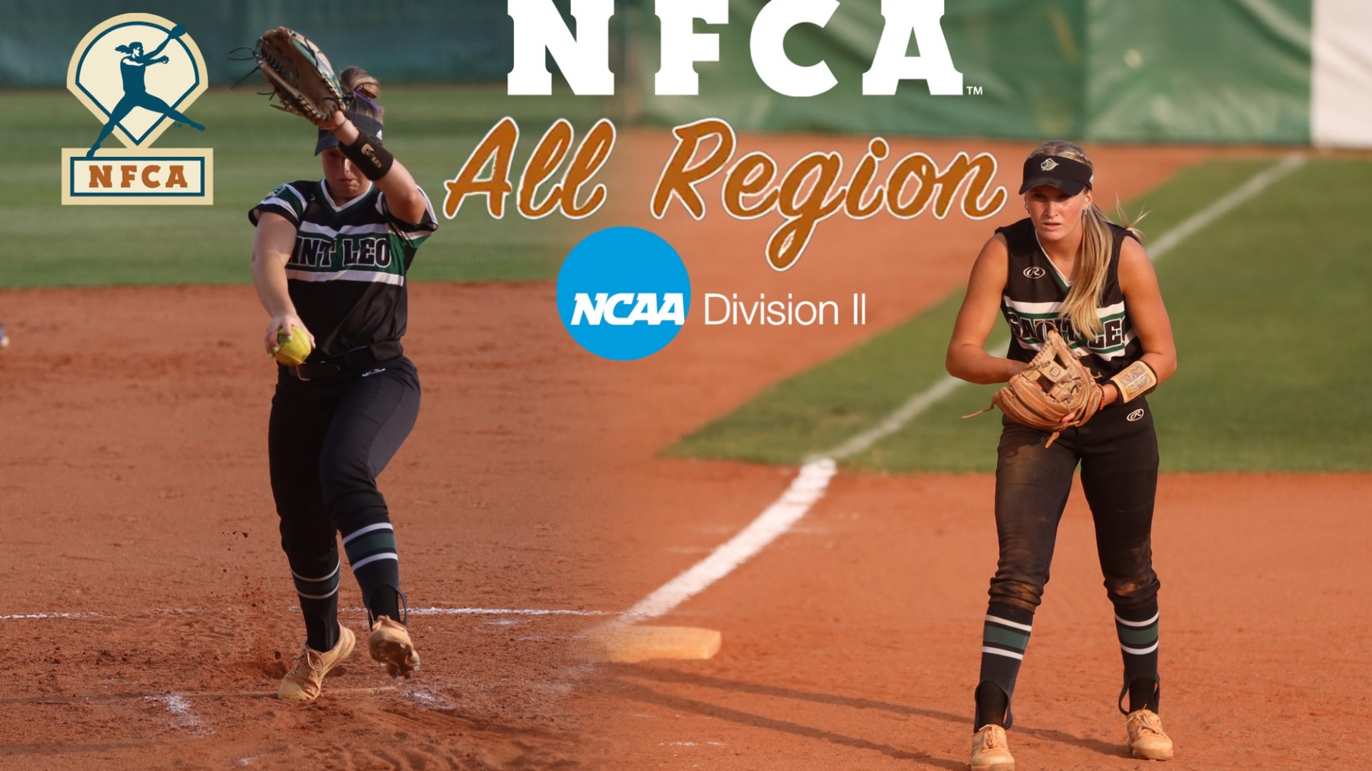 Betts, Hare Named to NFCA DII All-South Region First Team - Saint Leo University Athletics