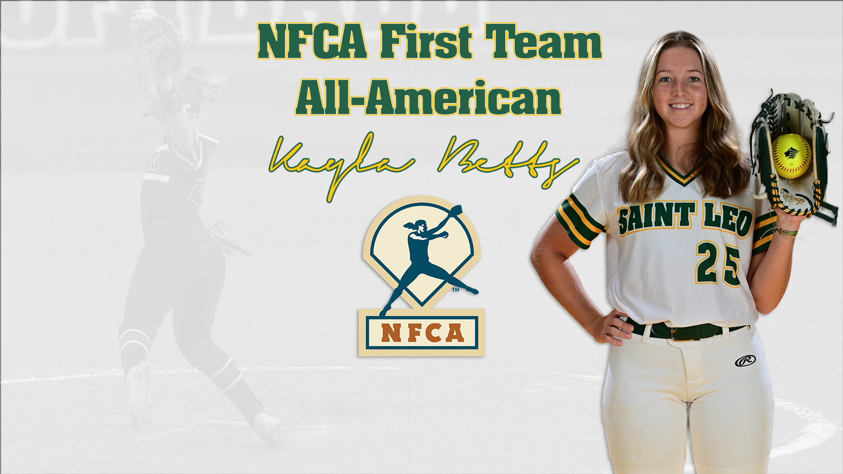 Betts Named to NFCA Division II All-America First Team - Saint Leo University Athletics