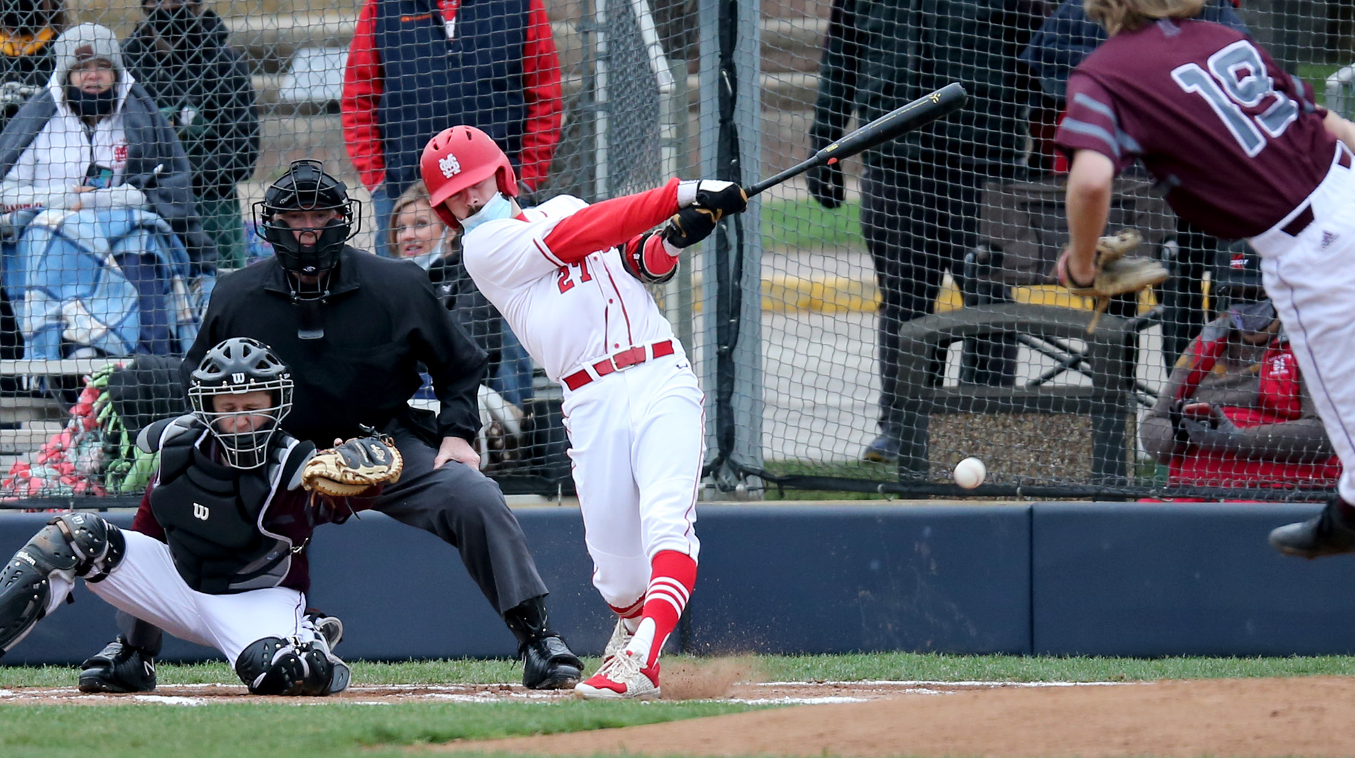 Cardinals go deep twice in 5-4 win - Saint Mary's University of ...