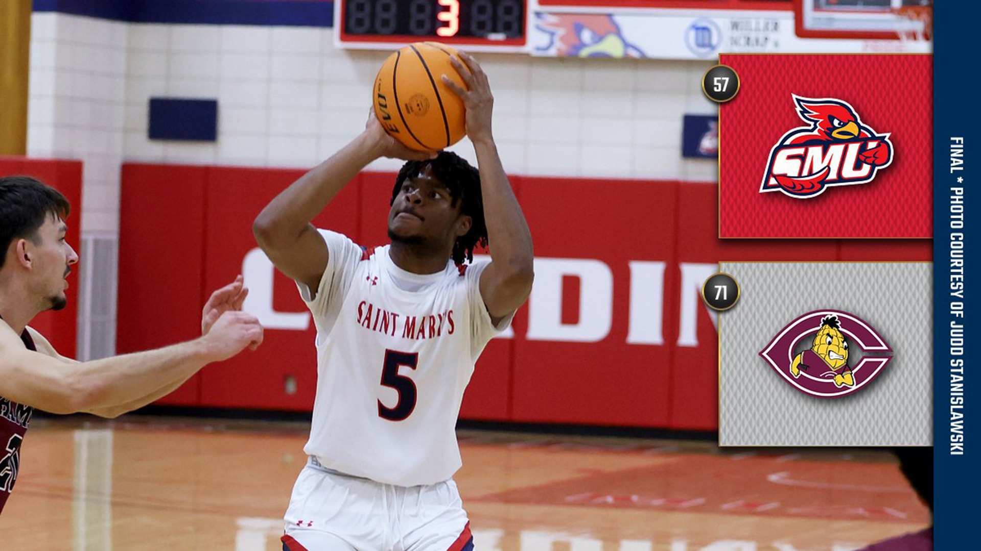 MBB: Unbeaten CC pulls away in topping SMU - Saint Mary's University of ...
