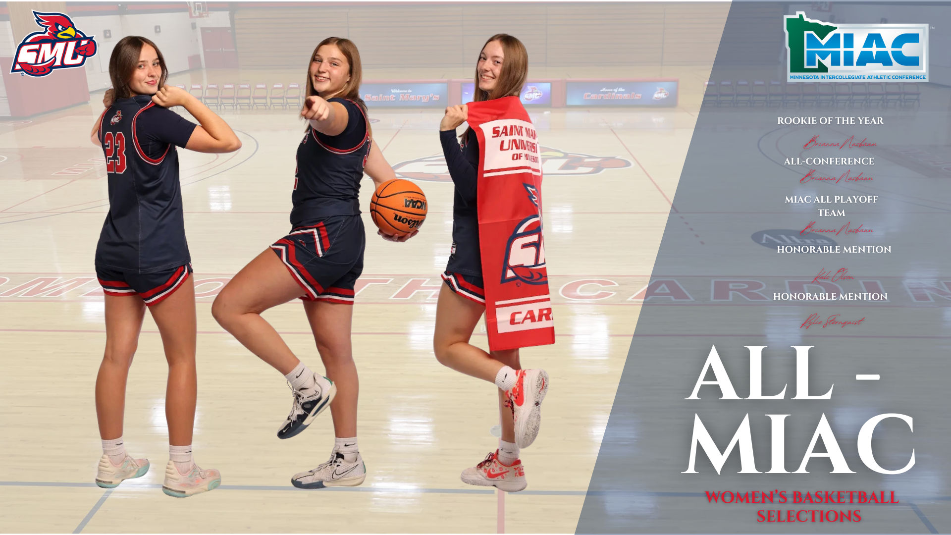 Lettner Garners MIAC Elite 22 Honor - Saint Mary's University of Minnesota Athletics