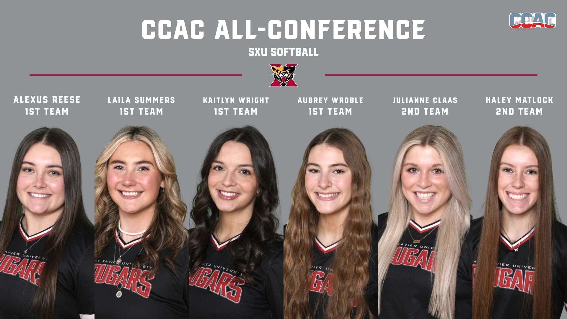 Saint Xavier Softball Dominates CCAC Postseason Awards - Saint Xavier ...