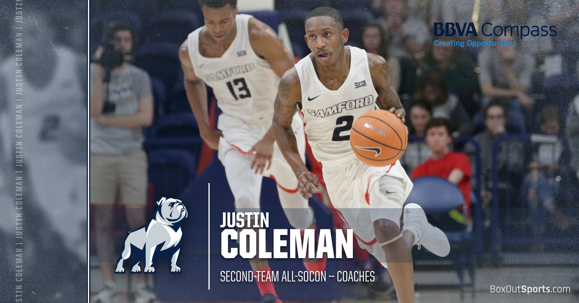 Justin Coleman - Men's Basketball - Samford University Athletics