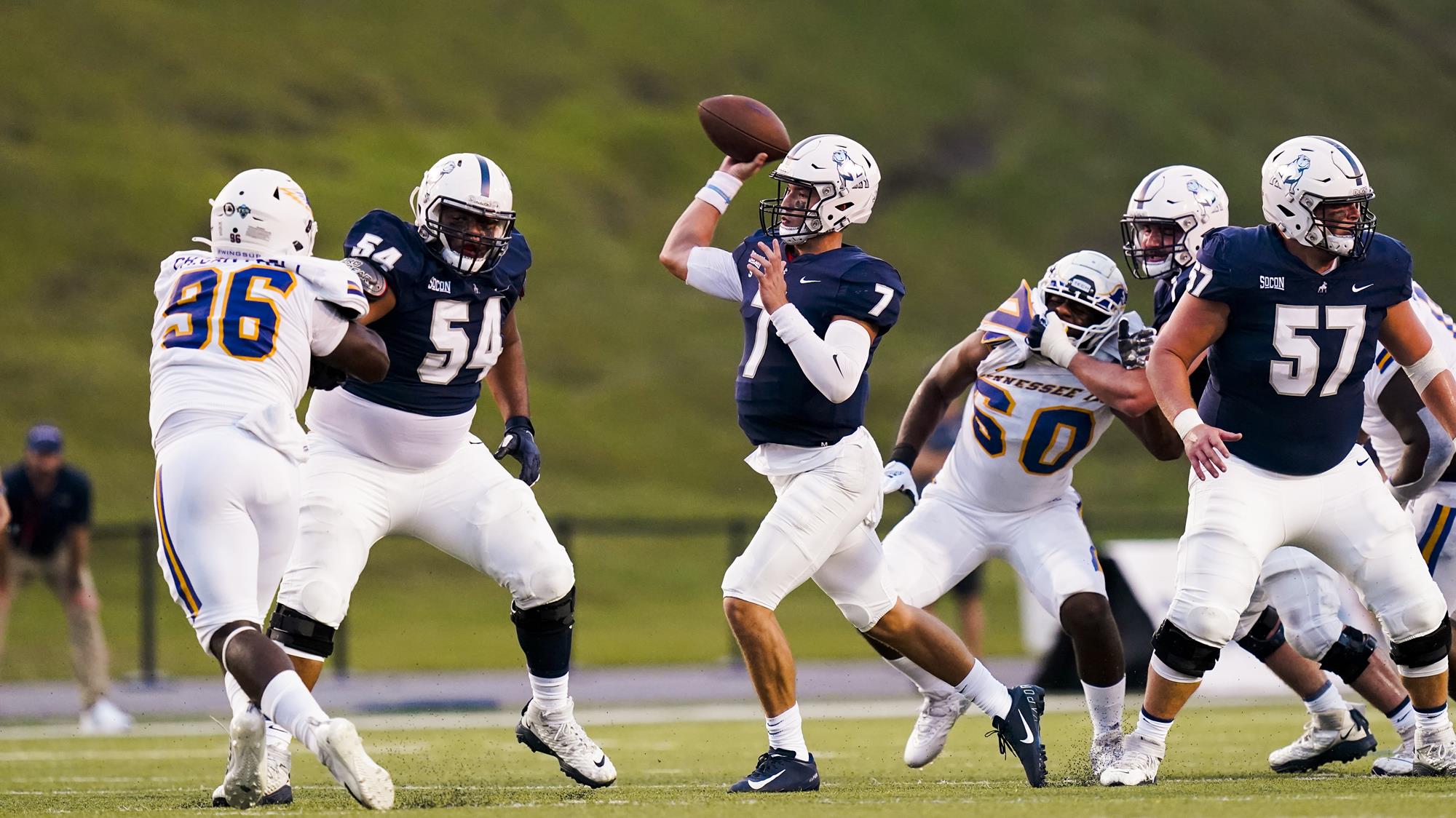 Samford Opens Season With Impressive 52-14 Win Over Tennessee Tech ...