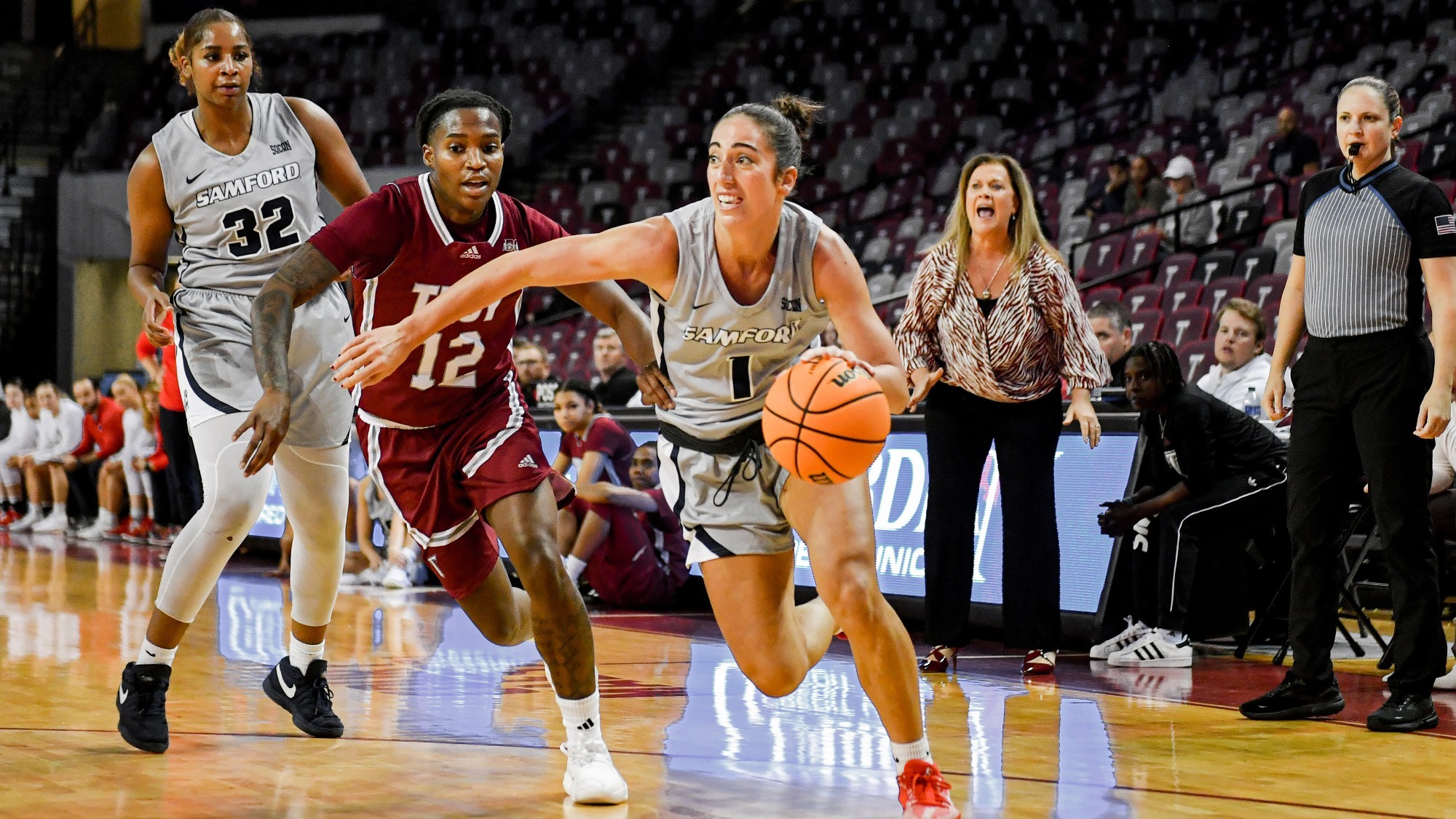 Women’s Basketball Earns 65-61 Win At Troy - Samford University Athletics