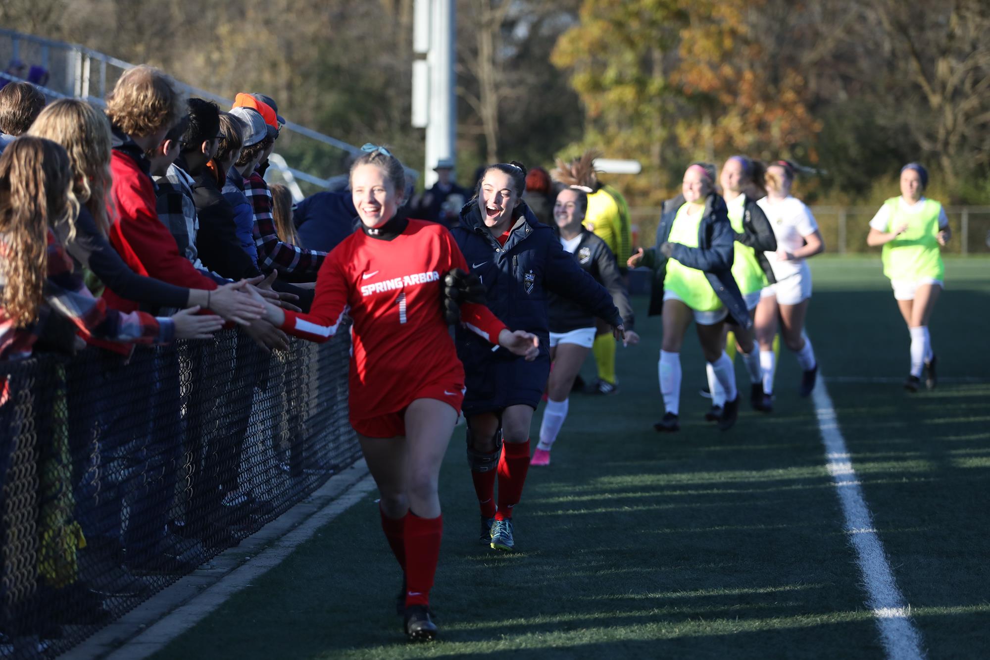 Women’s Soccer Continues win streak in CL Tournament - Spring Arbor ...