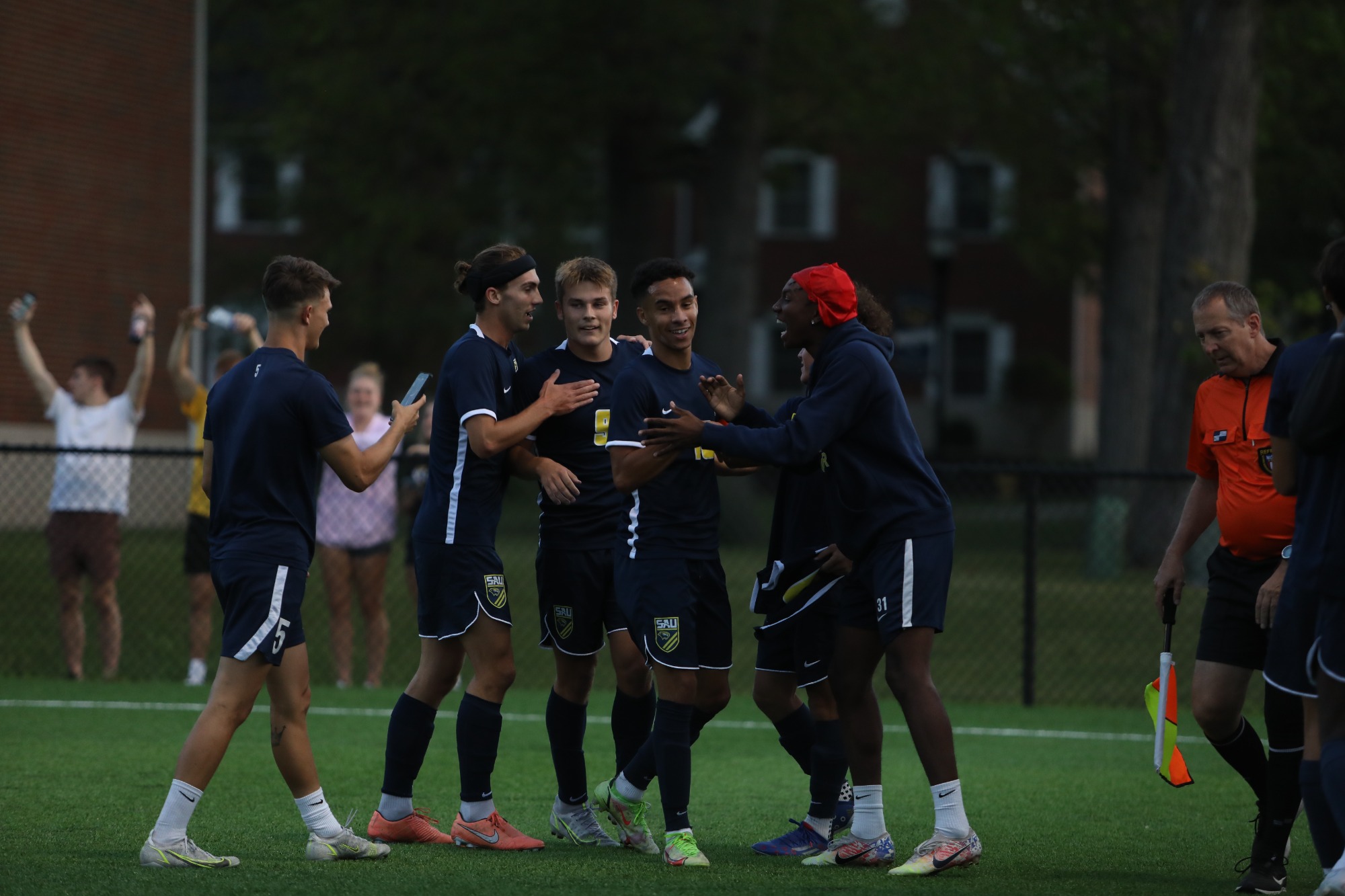 Men's Soccer strikes again, upsetting No. 2 seed Grace and advancing to ...