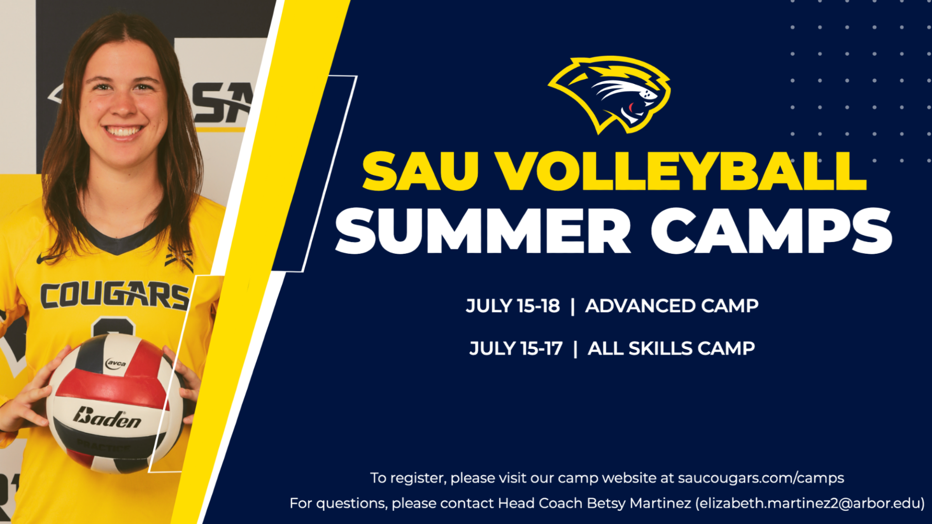 SAU announces addition of reserve volleyball - Spring Arbor University