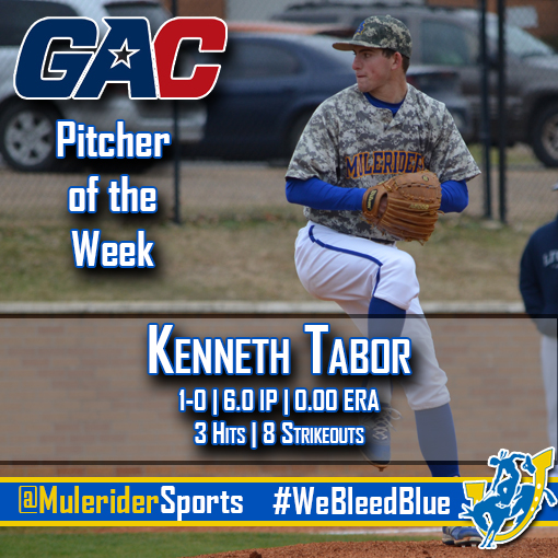 Kenneth Tabor - Baseball - Southern Arkansas University Athletics