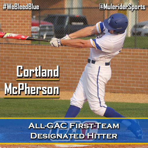 Cortland McPherson - Baseball - Southern Arkansas University Athletics