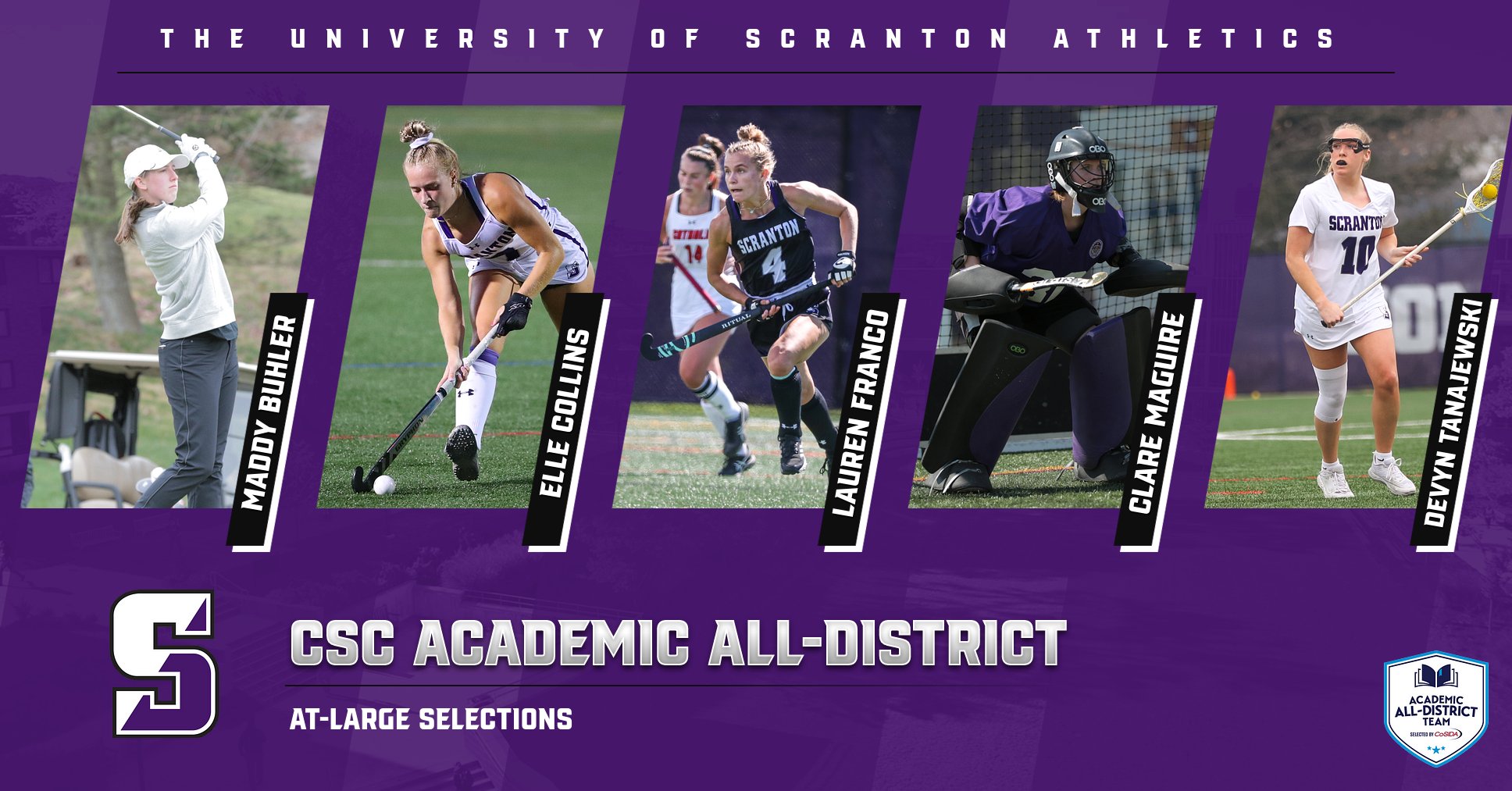Five From Field Hockey, Women's Golf & Women's Lacrosse Earn CSC ...