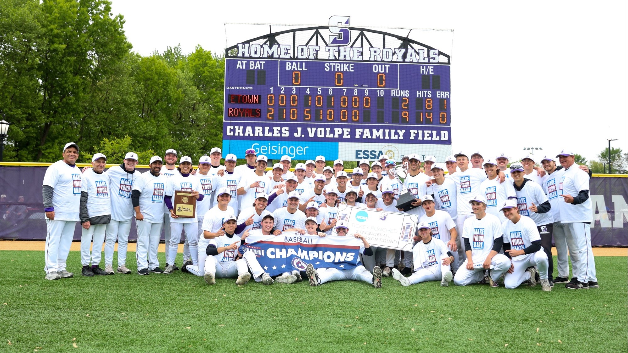CHAMPS! Five-Run Fourth Leads Baseball Past ETown in Landmark Title ...