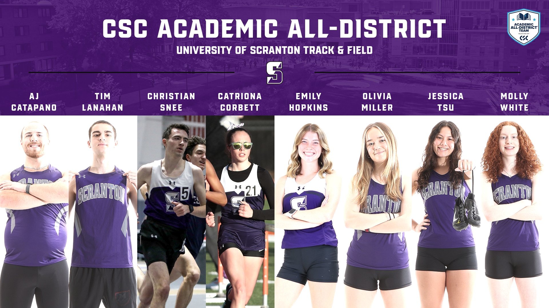 Lanahan of Men's Track & Field Earns Second Landmark Athlete of the ...