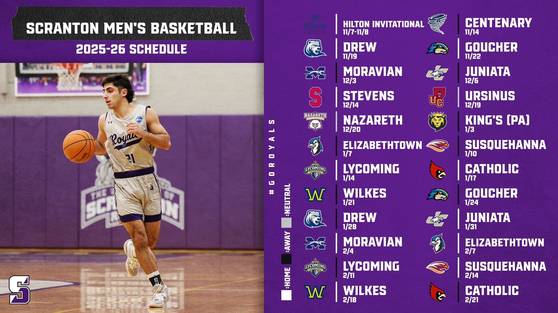 Scranton Men's Basketball Announces Freshman Class for 2025-26 Season ...