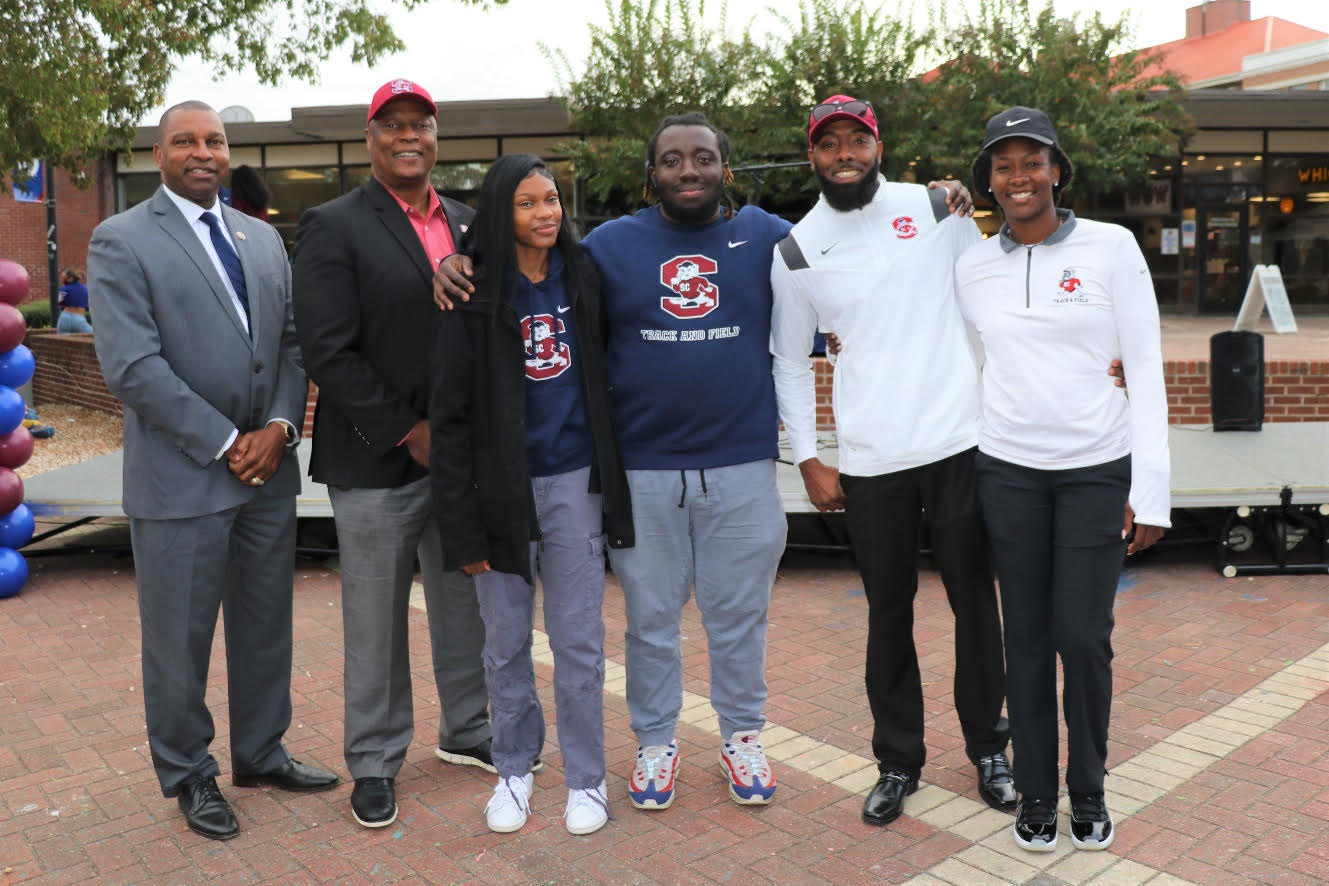 SC State honors track & field, cross country standouts with pep rally ...