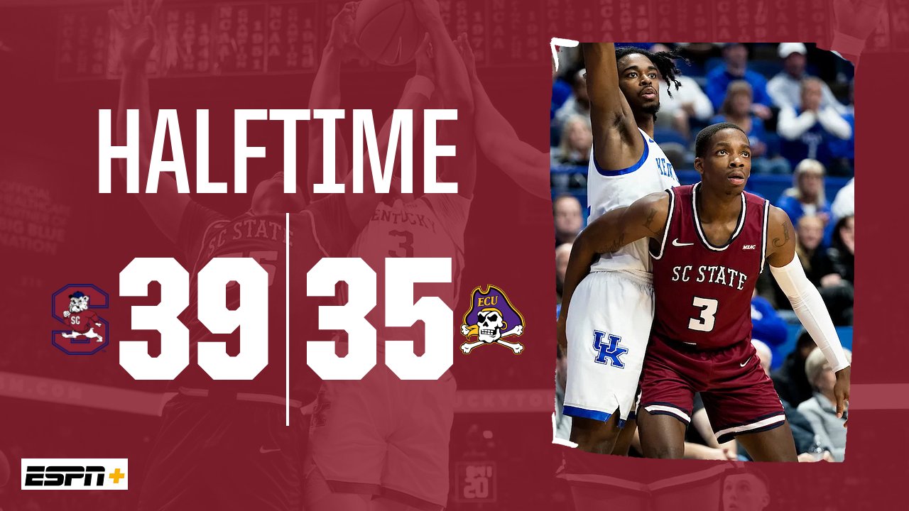 MBB UPDATE: SC State Versus East Carolina - South Carolina State ...