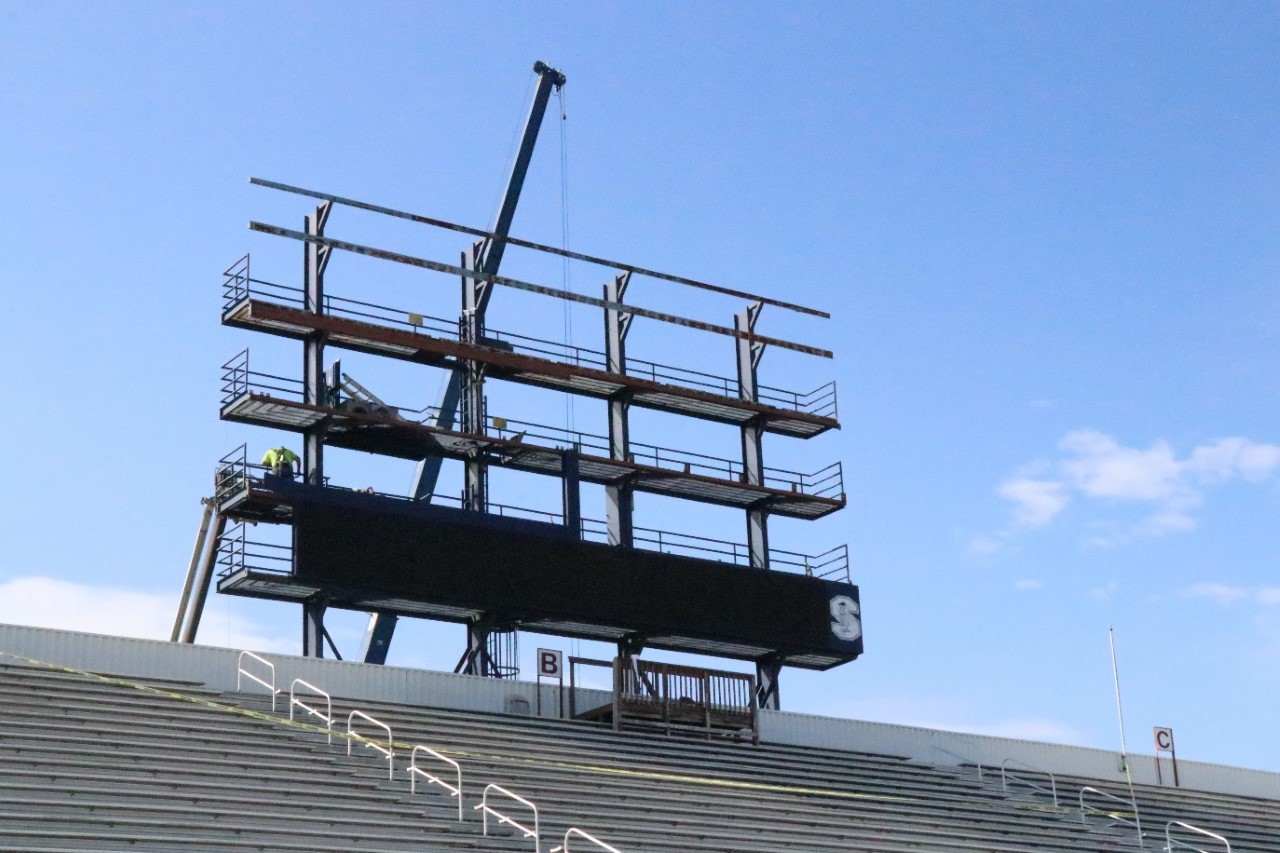 Out with the old: New scoreboard coming to SC State’s Oliver C. Dawson ...