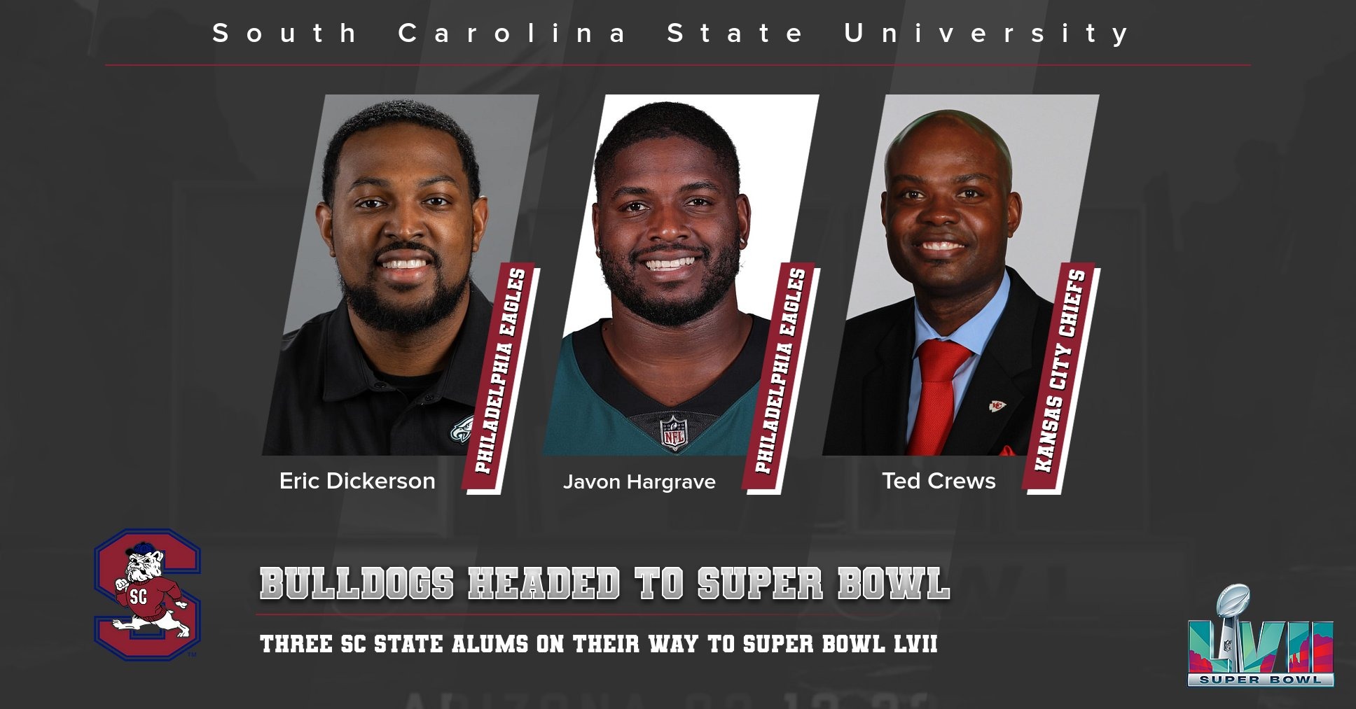 Three SC State Bulldogs on their way to Super Bowl LVII - South ...