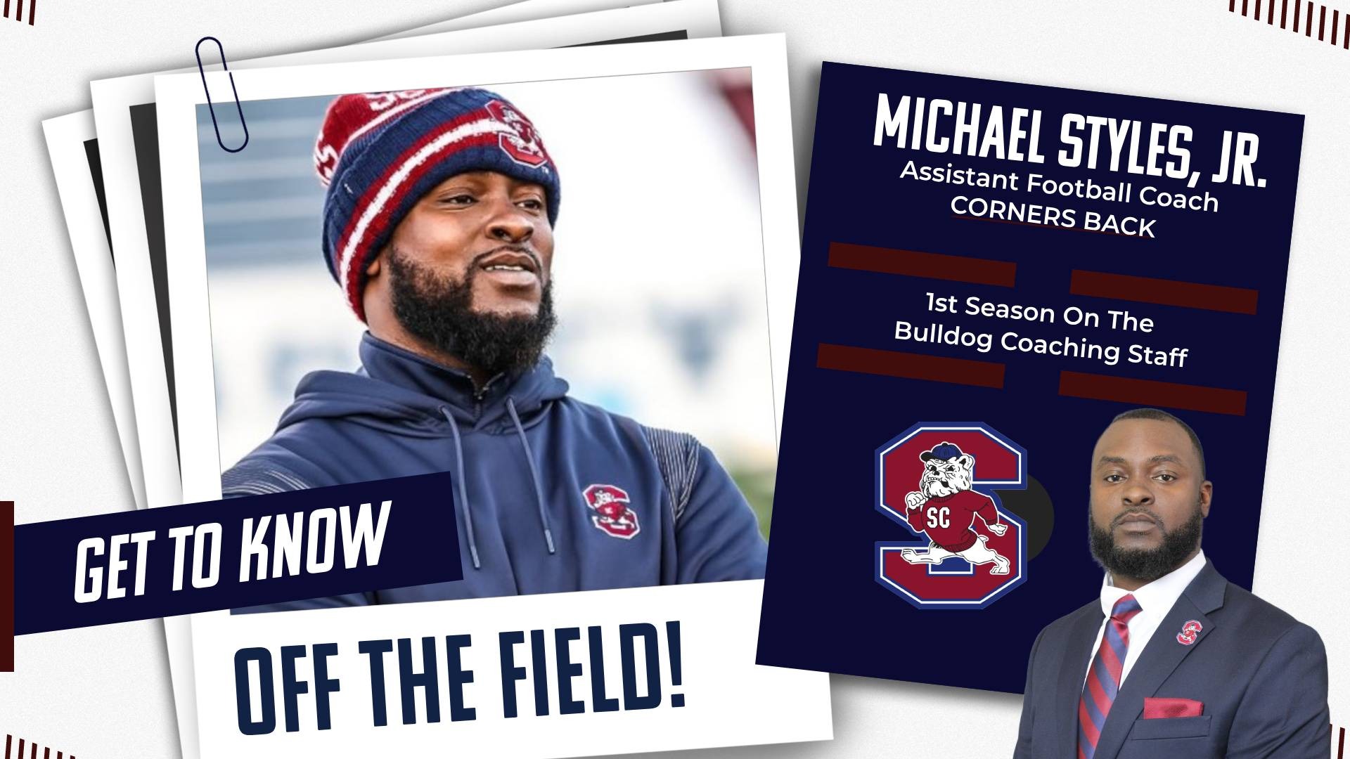OFF THE FIELD: with Michael Styles, Jr. - South Carolina State ...