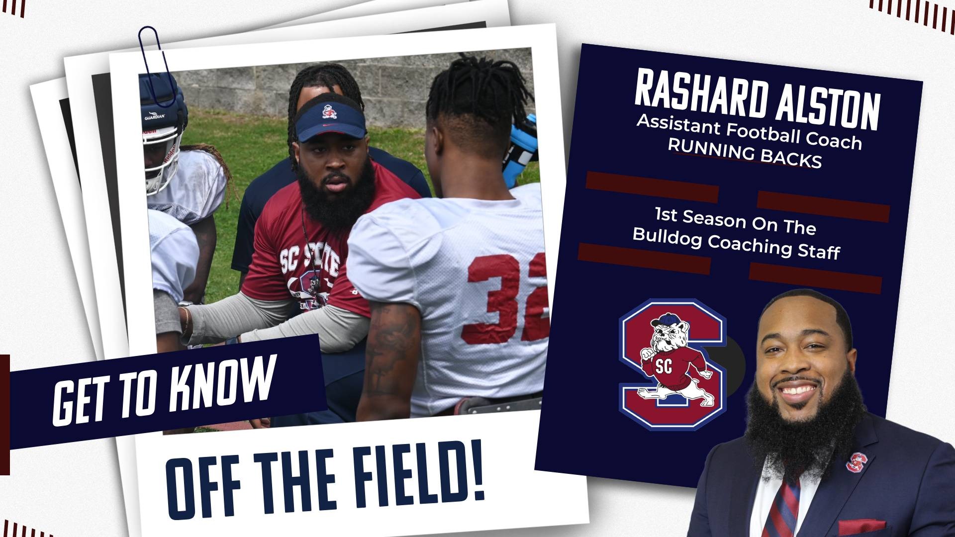 OFF THE FIELD: with Rashard Alston - South Carolina State University ...