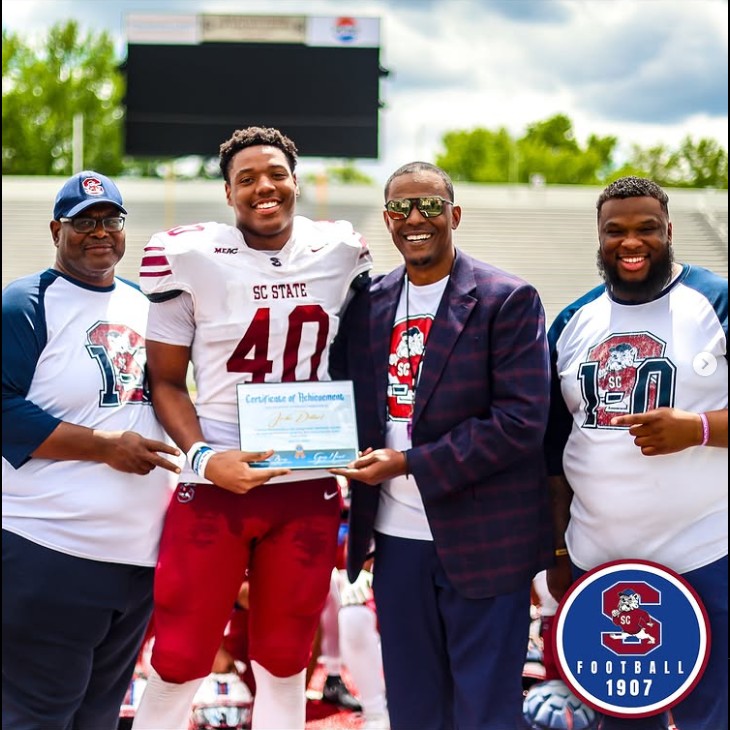 Former SC State Standout Durant Selected as NFLPA’s 2025 Black College ...