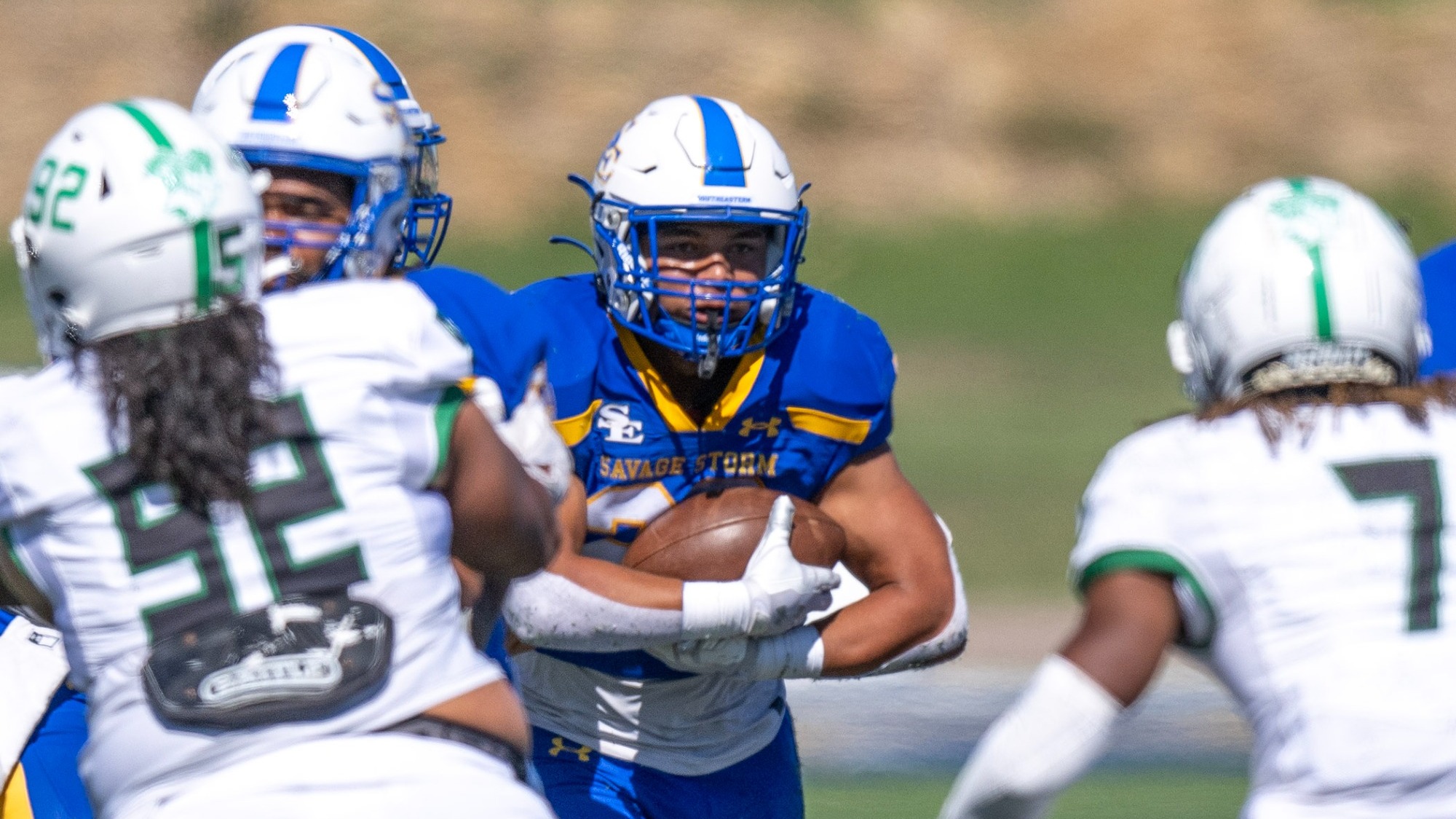 Brown Powers Storm to 20-19 Victory over SNU - Southeastern Oklahoma ...